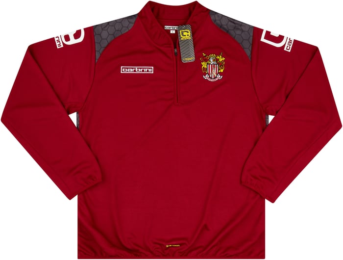 2015-16 Stevenage Carbrini 1/4 Zip Training Top