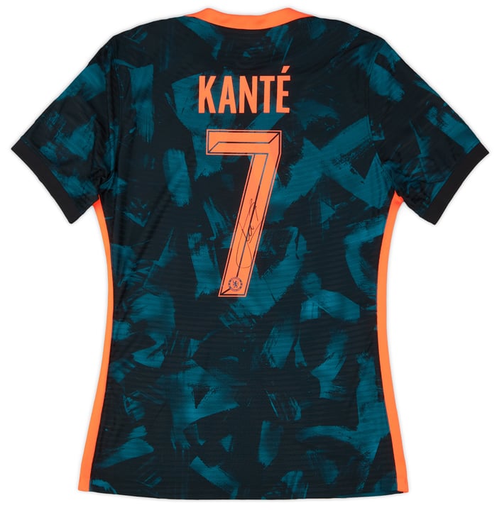2021-22 Chelsea Player Issue Signed Third Shirt Kanté #7 - As New - (M)