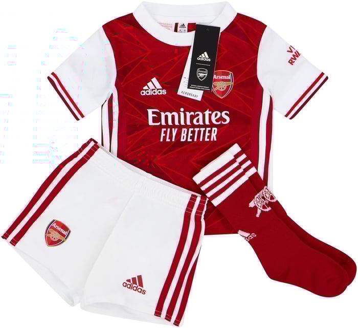 2020-21 Arsenal Home Full Kit - NEW - (Little Kids)