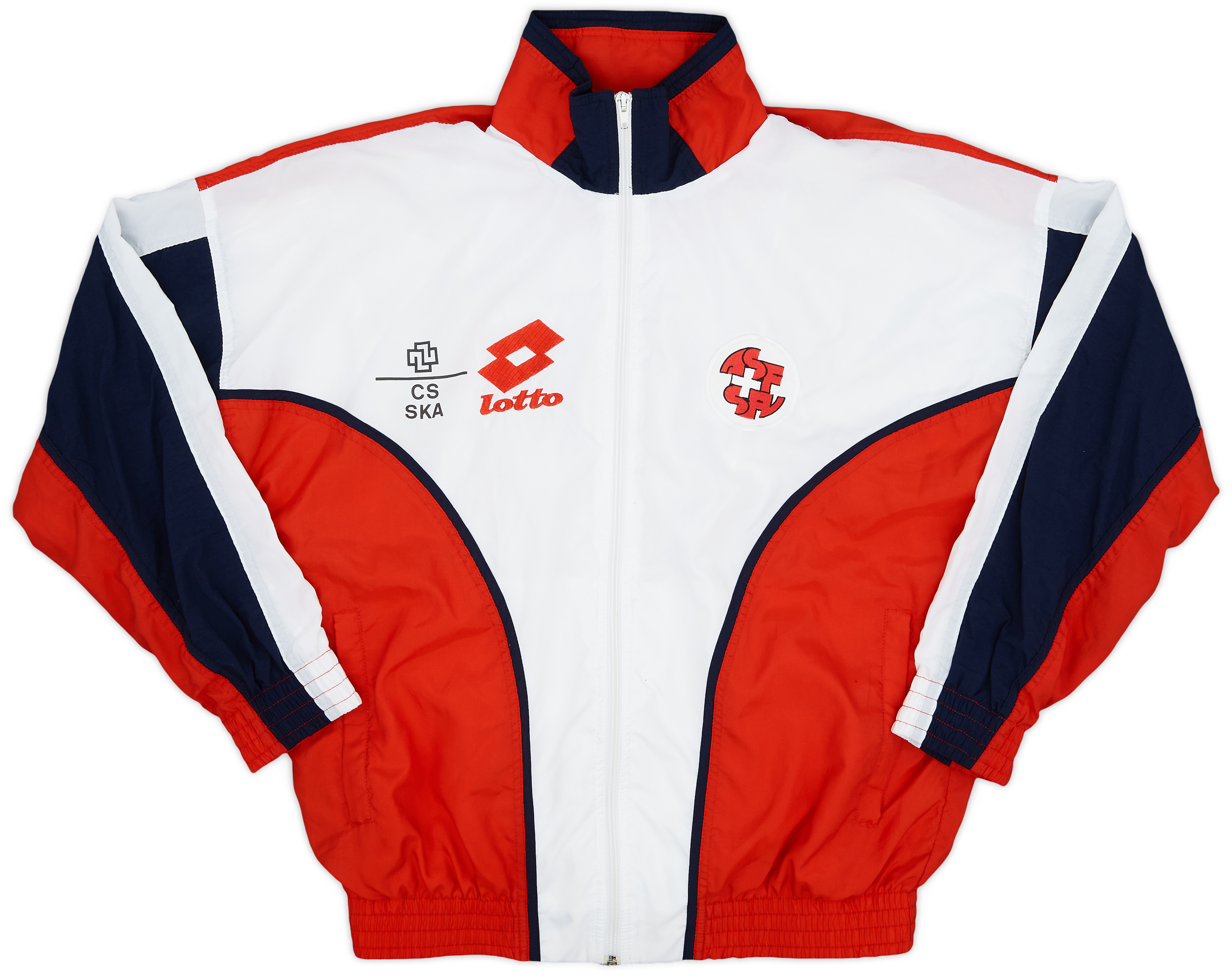 1994-96 Switzerland Lotto Player Issue Track Jacket - 9/10 - (L)