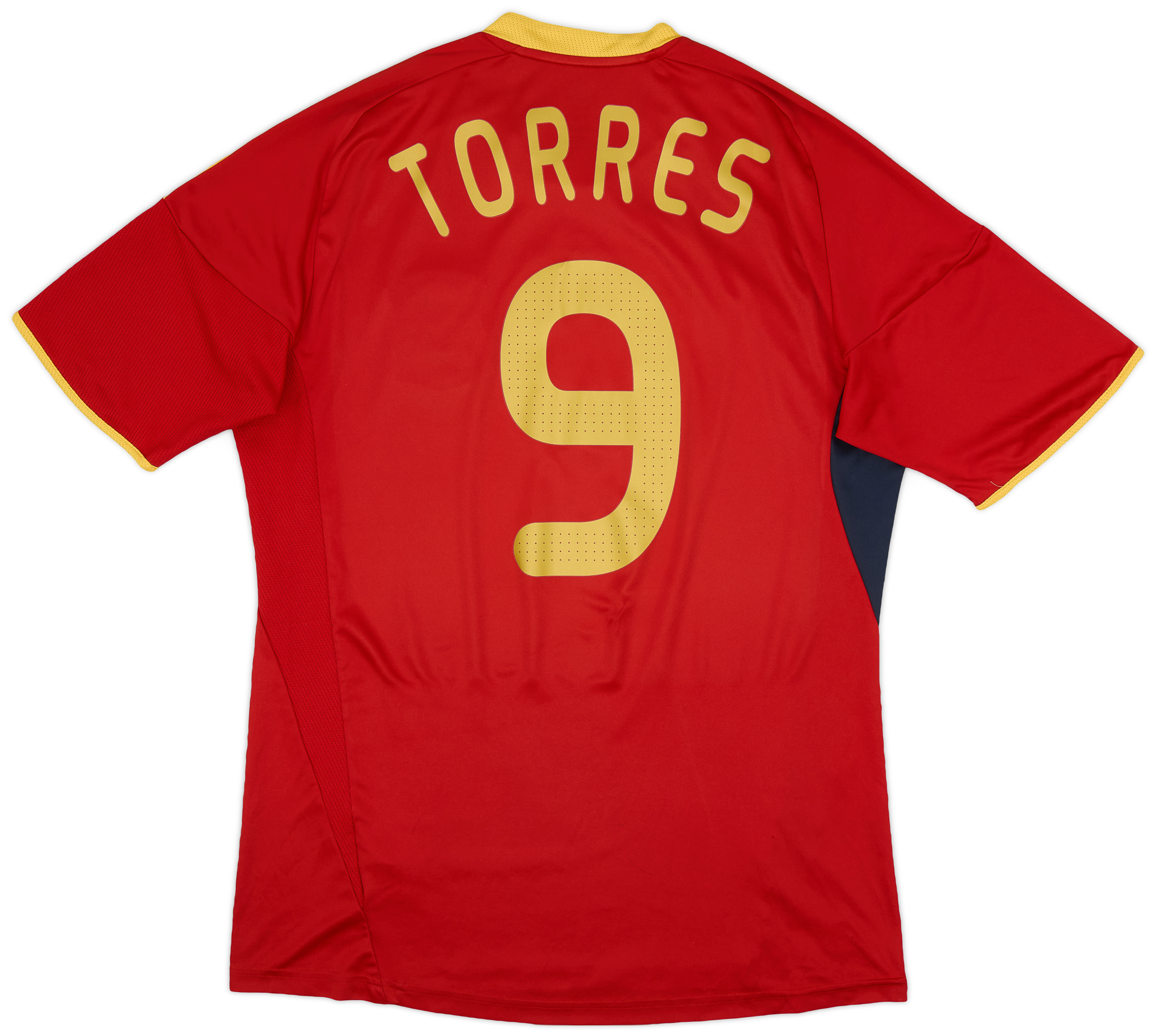 2009 Spain Home Shirt Torres #9 - 6/10 - (L)