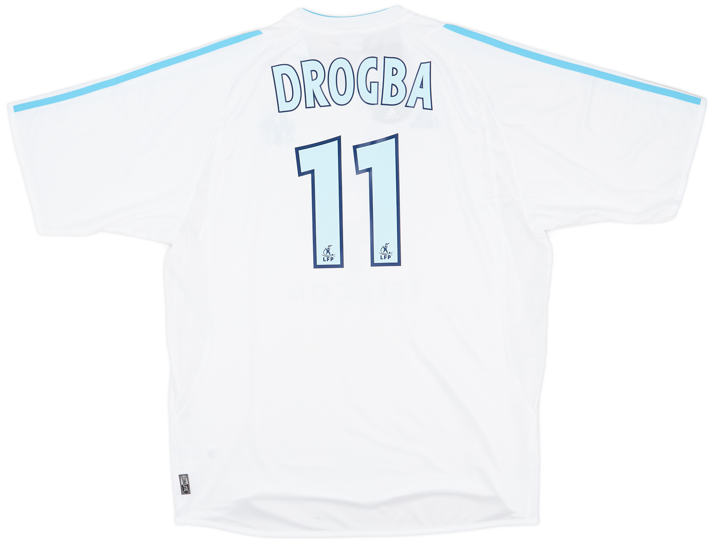 2003-04 Olympique Marseille Home Shirt Drogba #11 (XL)