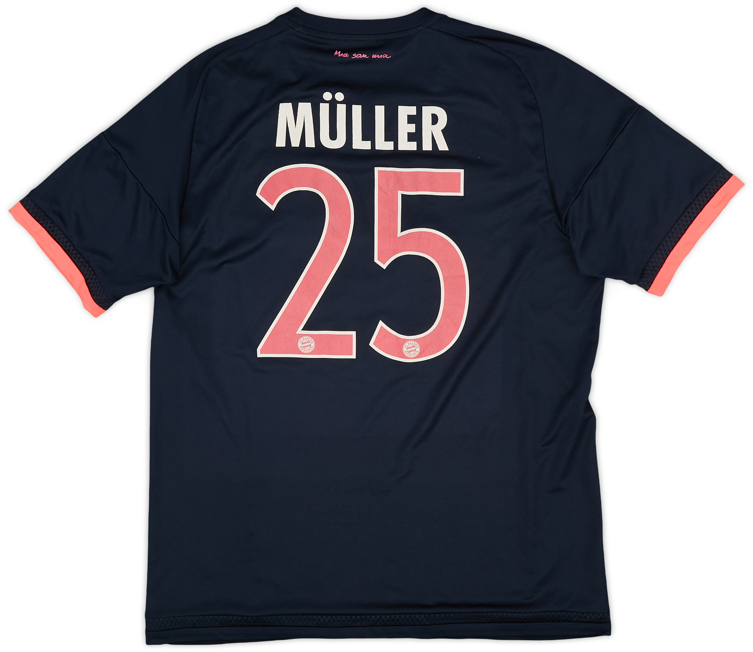2015-16 Bayern Munich Third Shirt Muller #25 - 5/10 - (L)