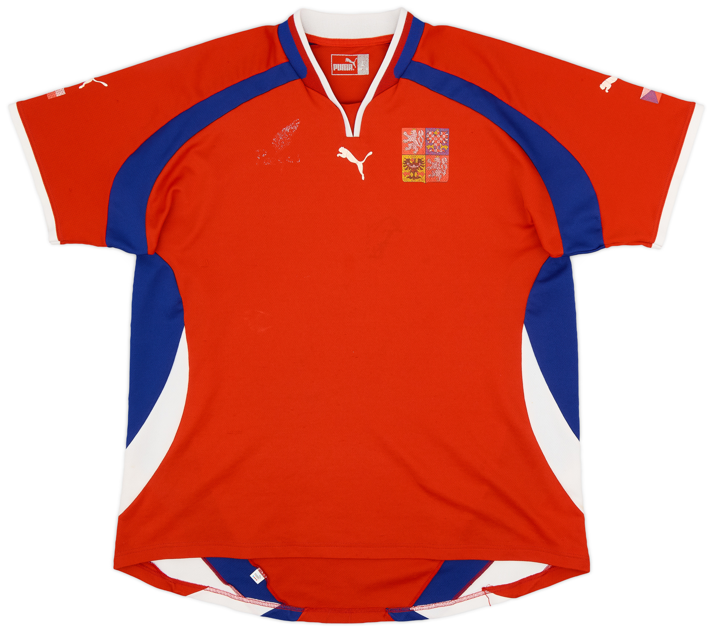 2000-02 Czech Republic Basic Home Shirt - 4/10 - (L)