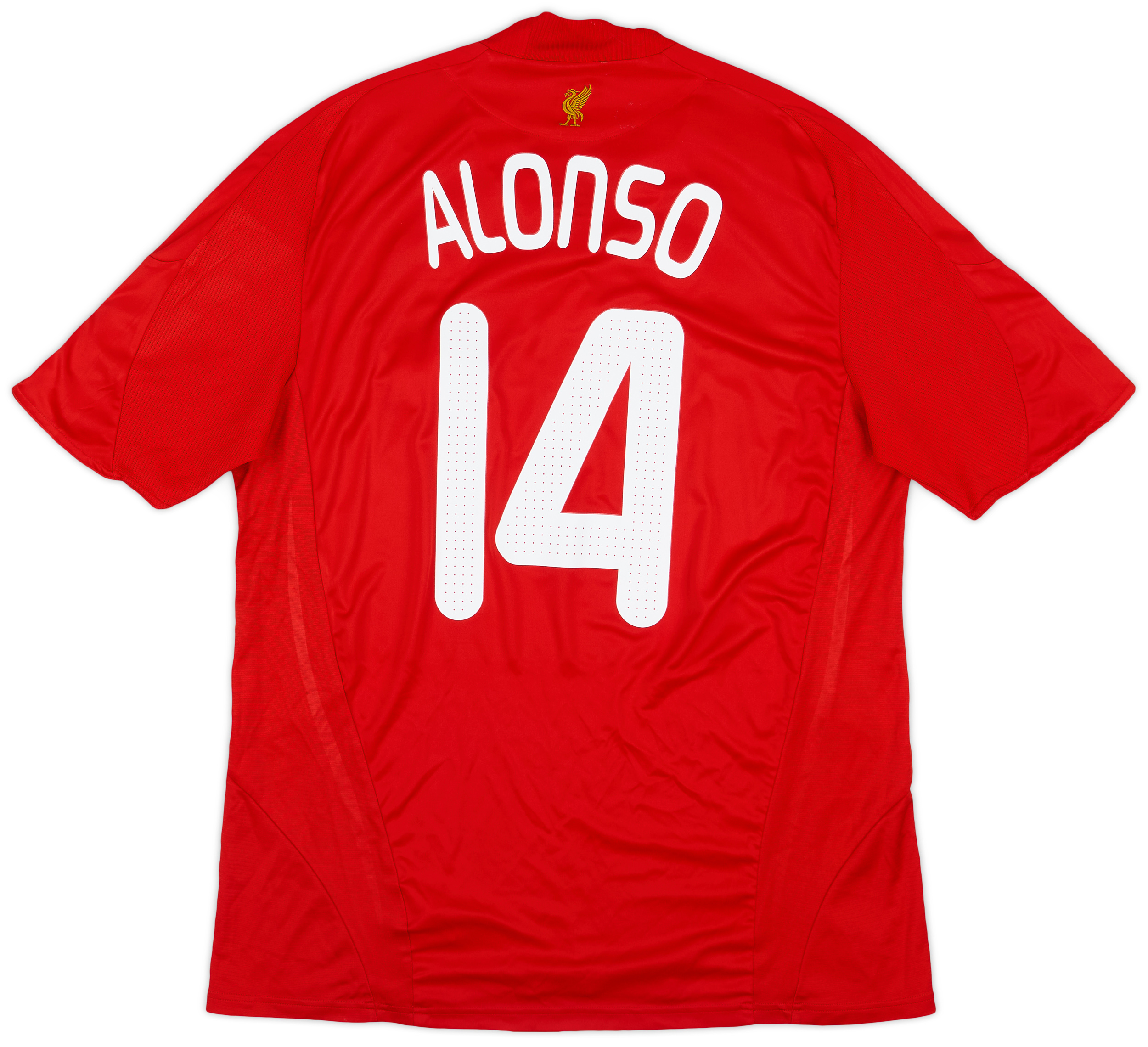 2008-10 Liverpool Home Shirt Alonso #14 - 6/10 - (L)