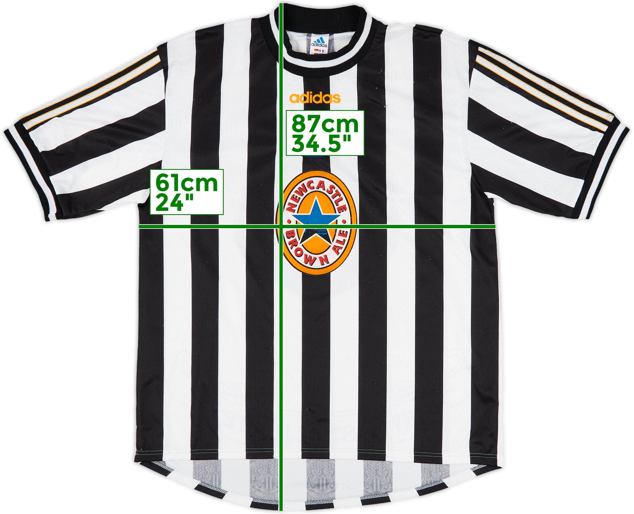 1997-99 Newcastle Home Shirt Asprilla #11 - 7/10 - (XL) 1997-99 Newcastle Home Shirt Asprilla #11 - 7/10 - (XL)
