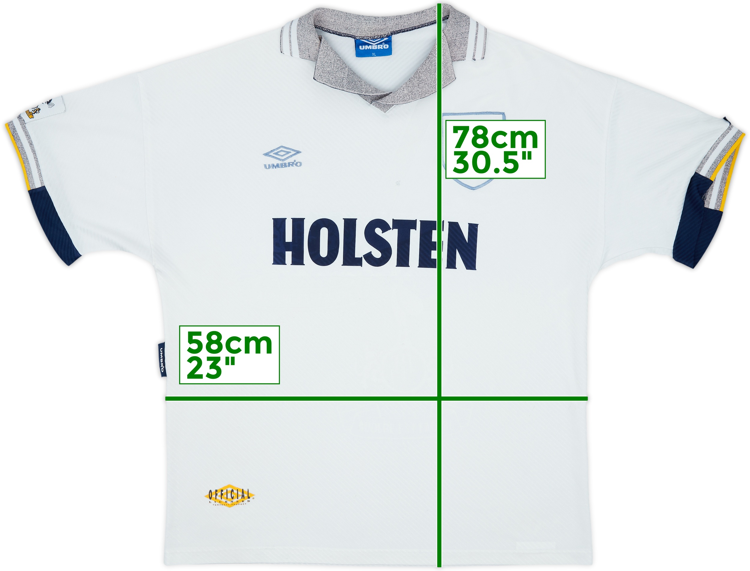 1994-95 Tottenham Home Shirt - 4/10 - (XL) 1994-95 Tottenham Home Shirt - 4/10 - (XL)
