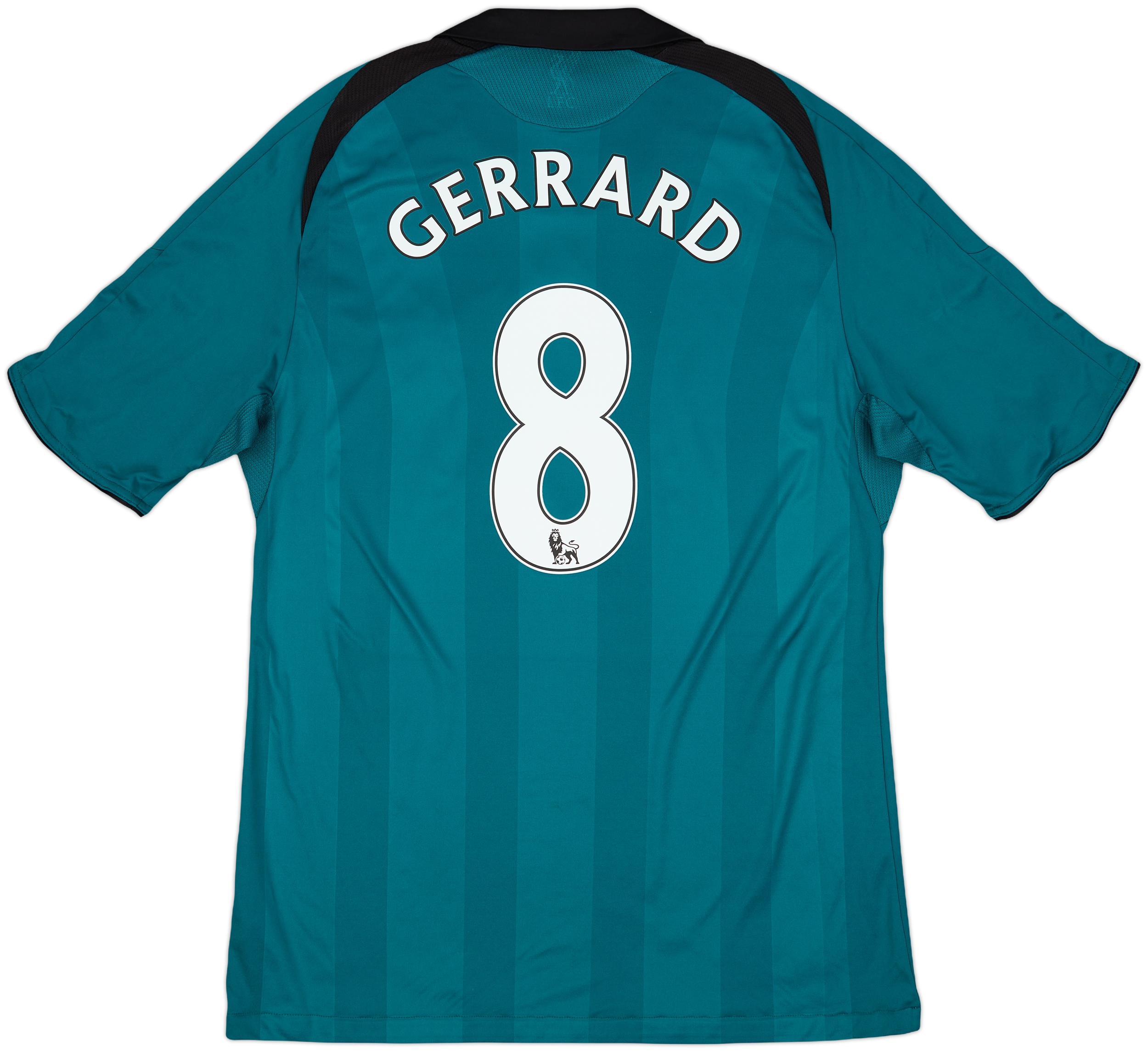 2008-09 Liverpool Third Shirt Gerrard #8 - 7/10 - (L)