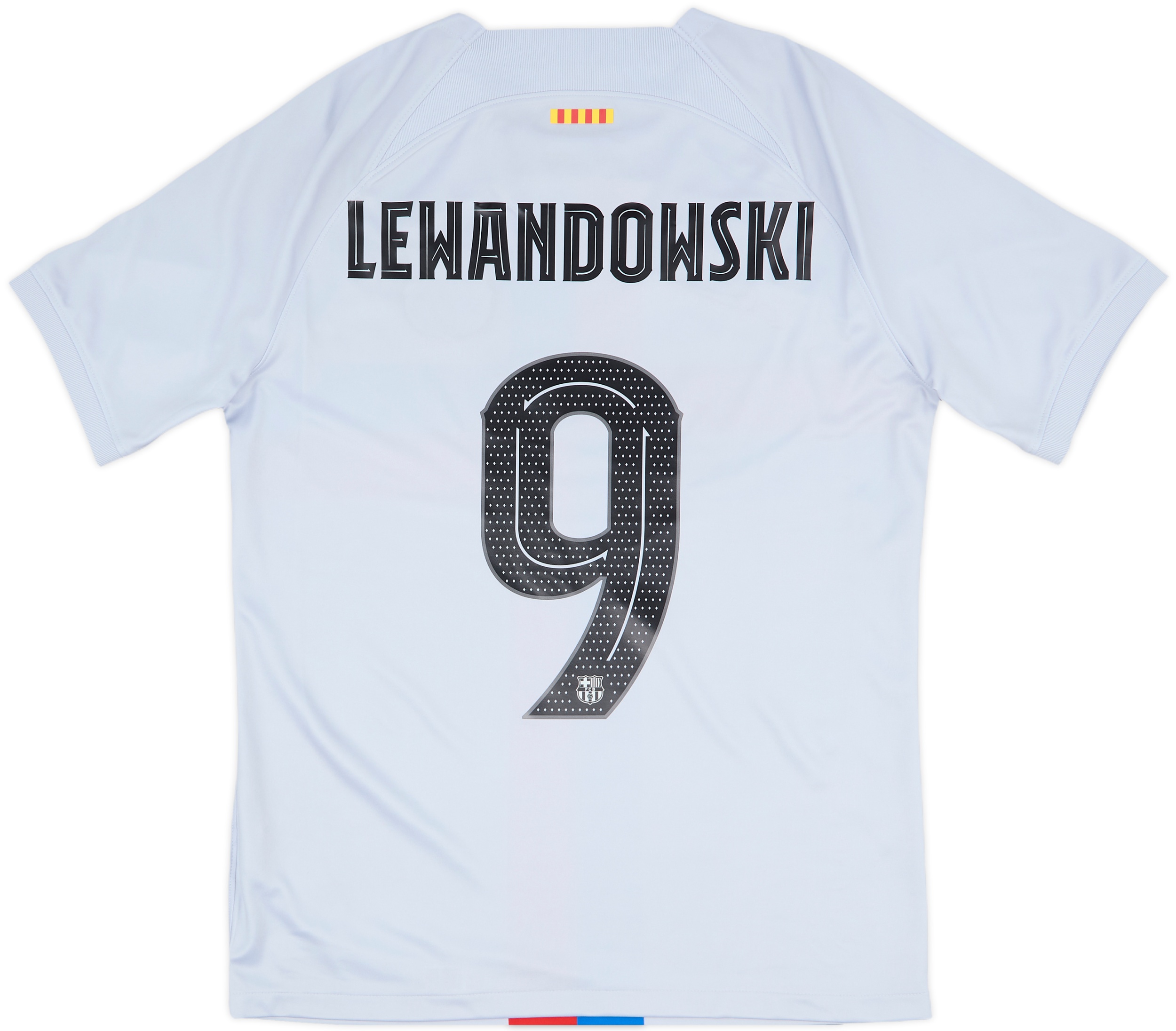 2022-23 Barcelona Third Shirt Lewandowski #9 - 9/10 - (M)