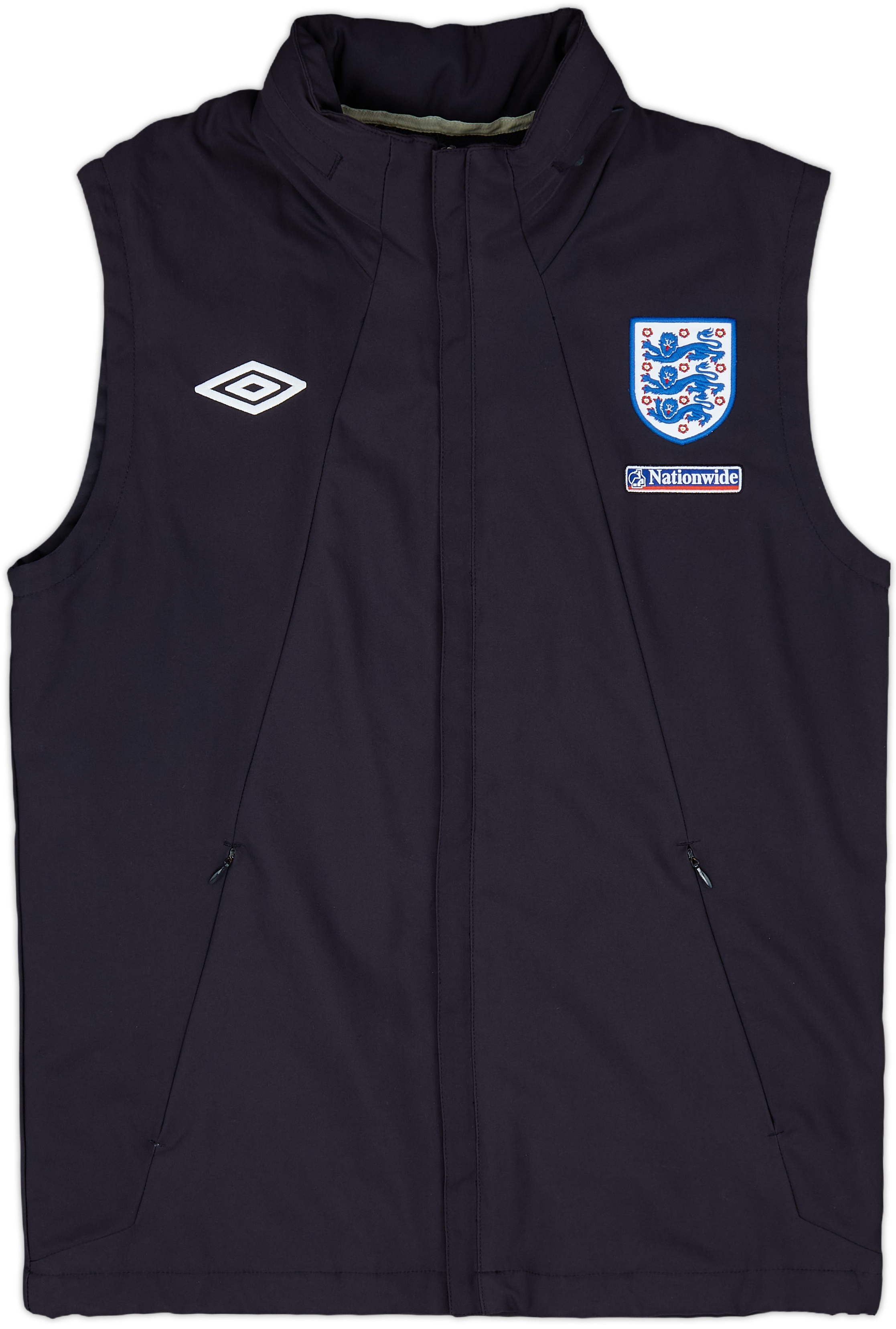 2010-11 England Umbro Padded Gilet - 9/10 - (S)