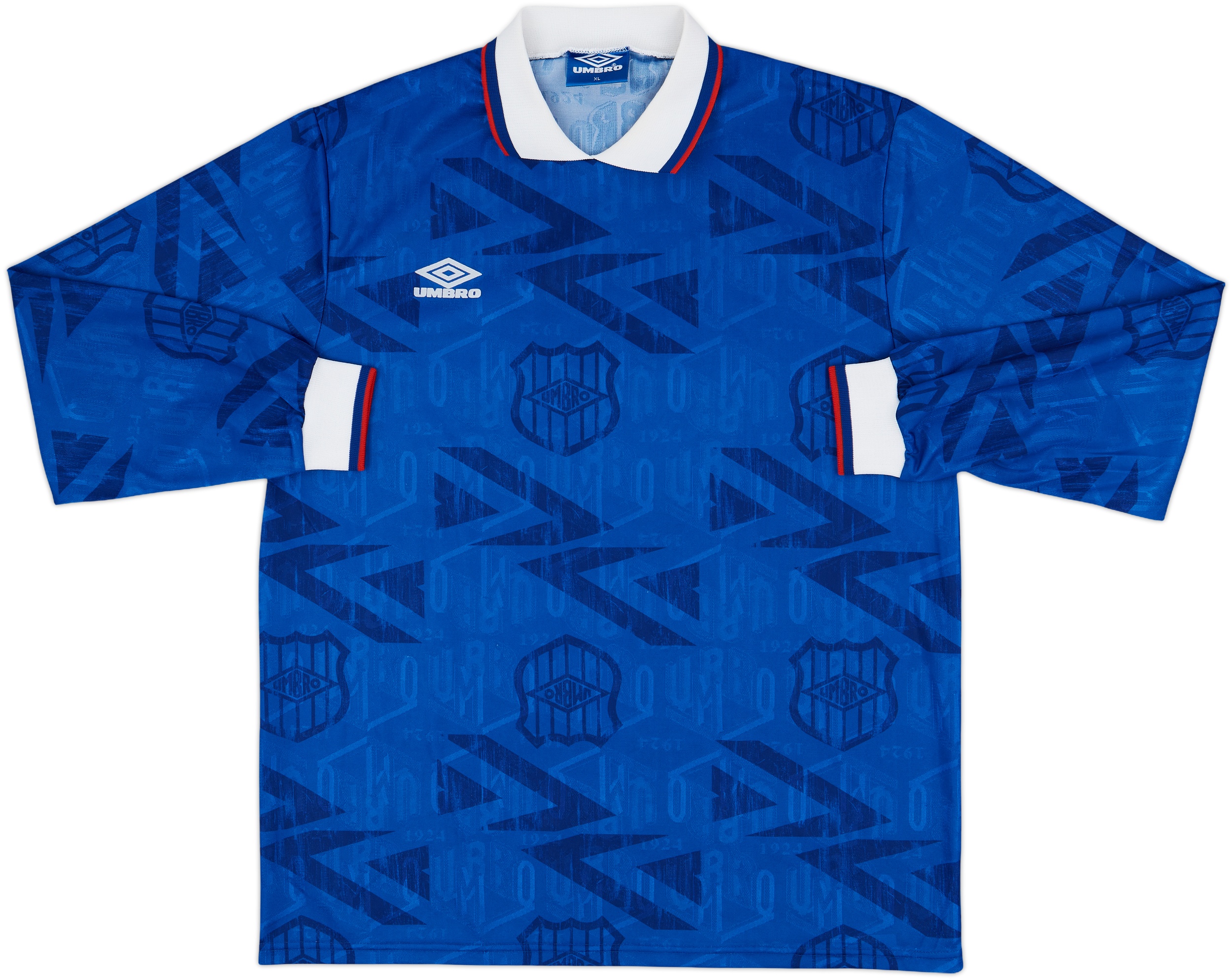 1990s Umbro Template L/S Shirt - 9/10 - (XL)