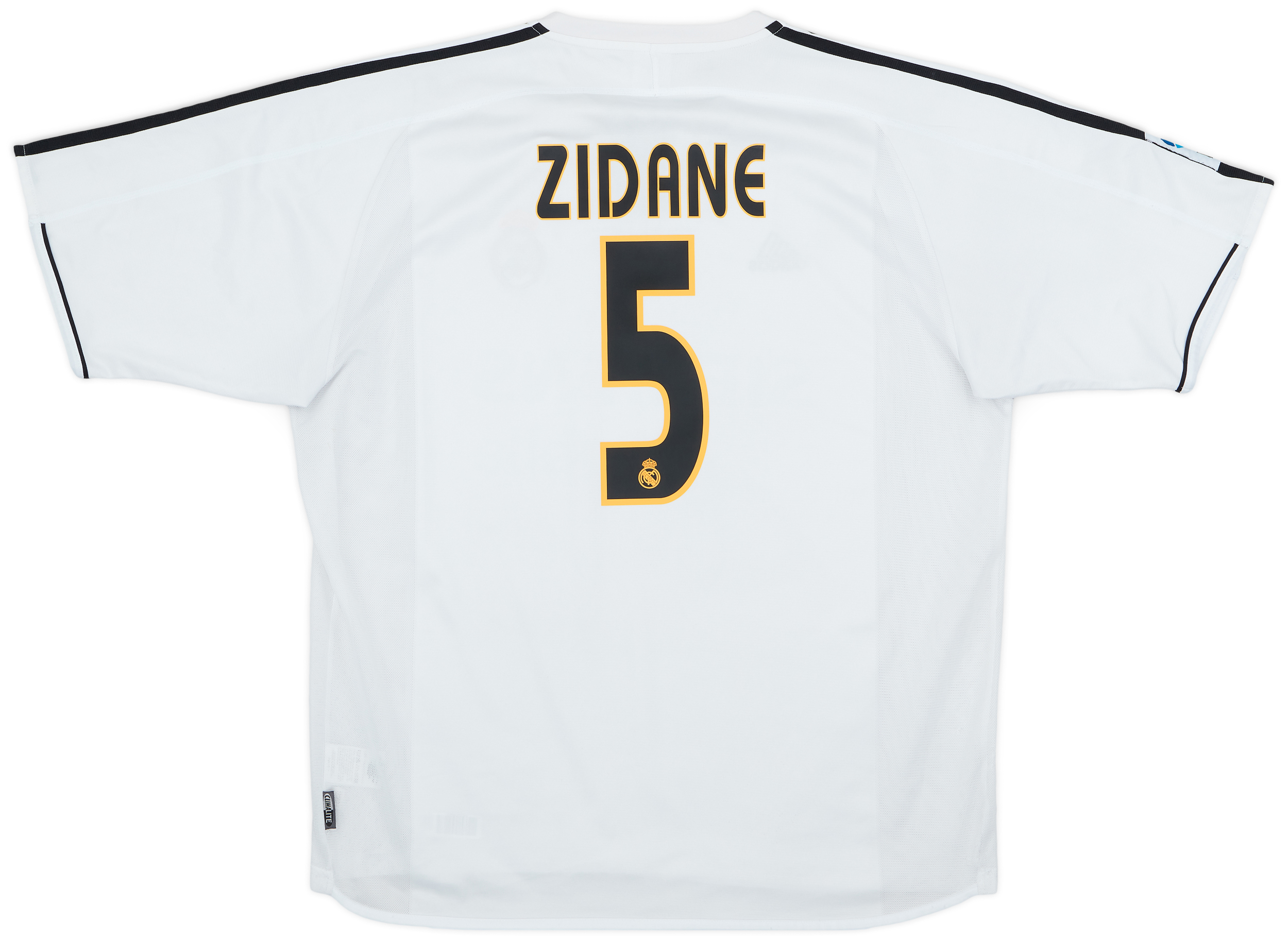 2003-04 Real Madrid Home Shirt Zidane #5 - 7/10 - (XL)
