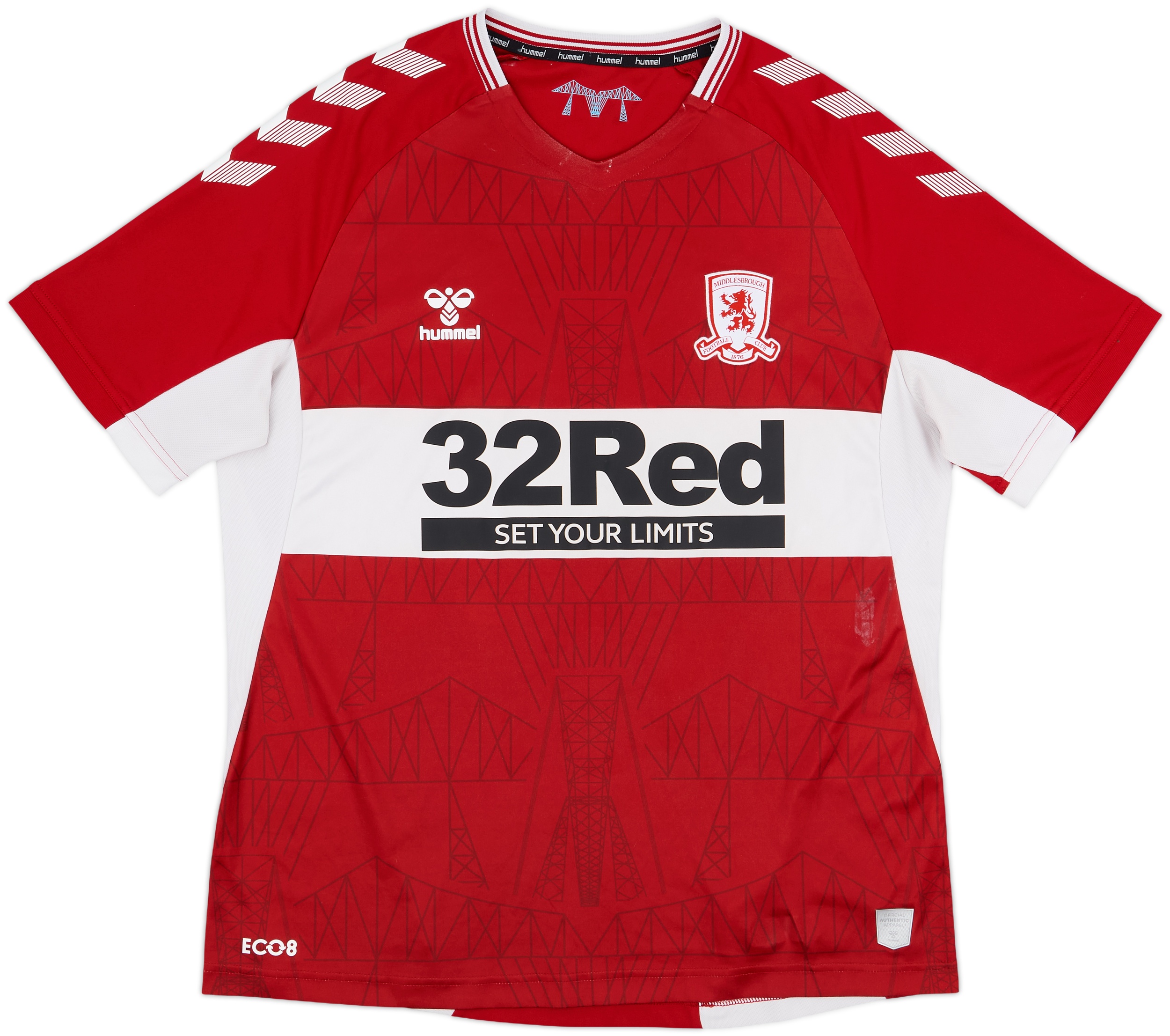 2021-22 Middlesbrough Home Shirt - 7/10 - (XL)