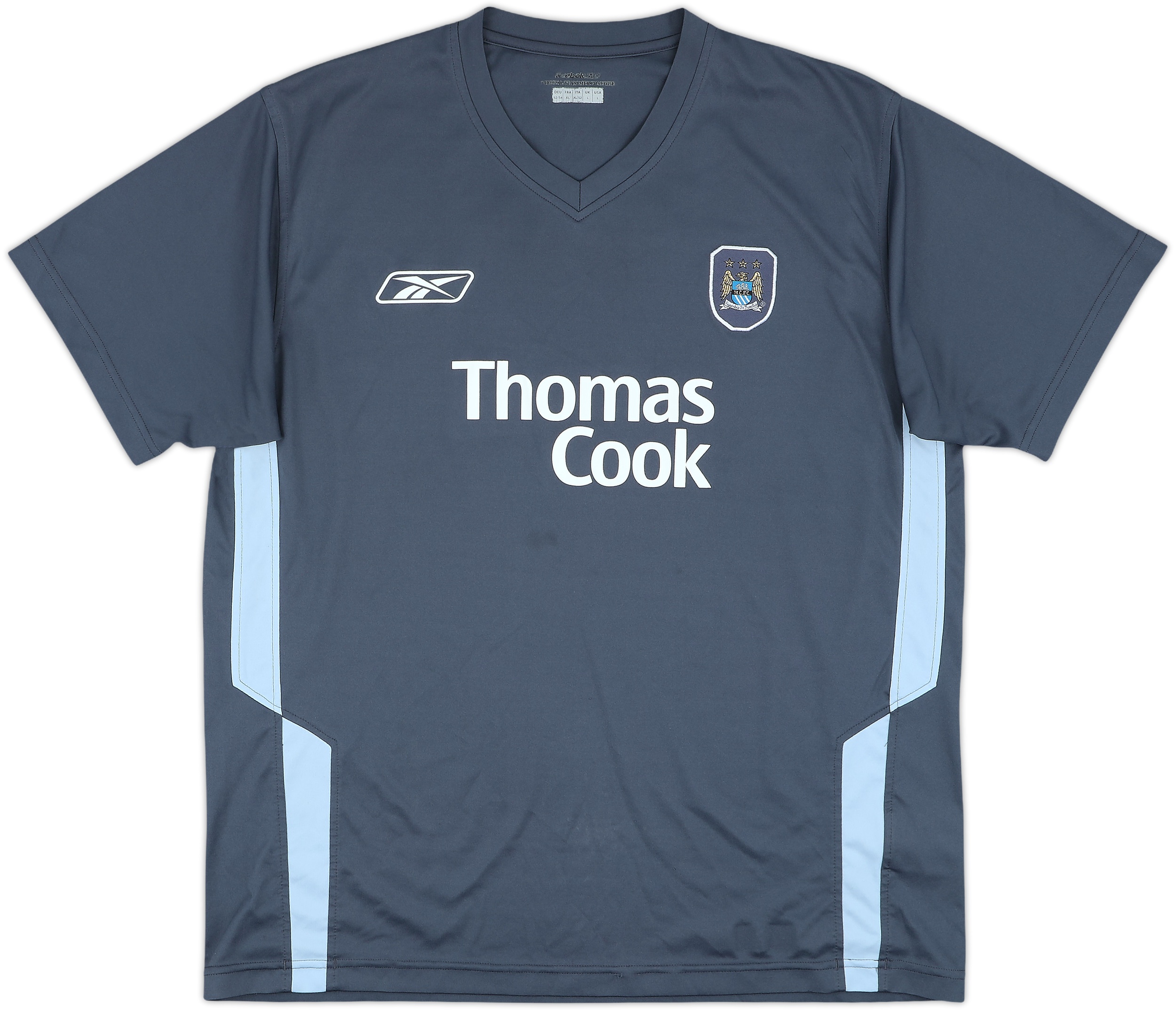 2005-06 Manchester City Reebok Training Shirt - 7/10 - (L)