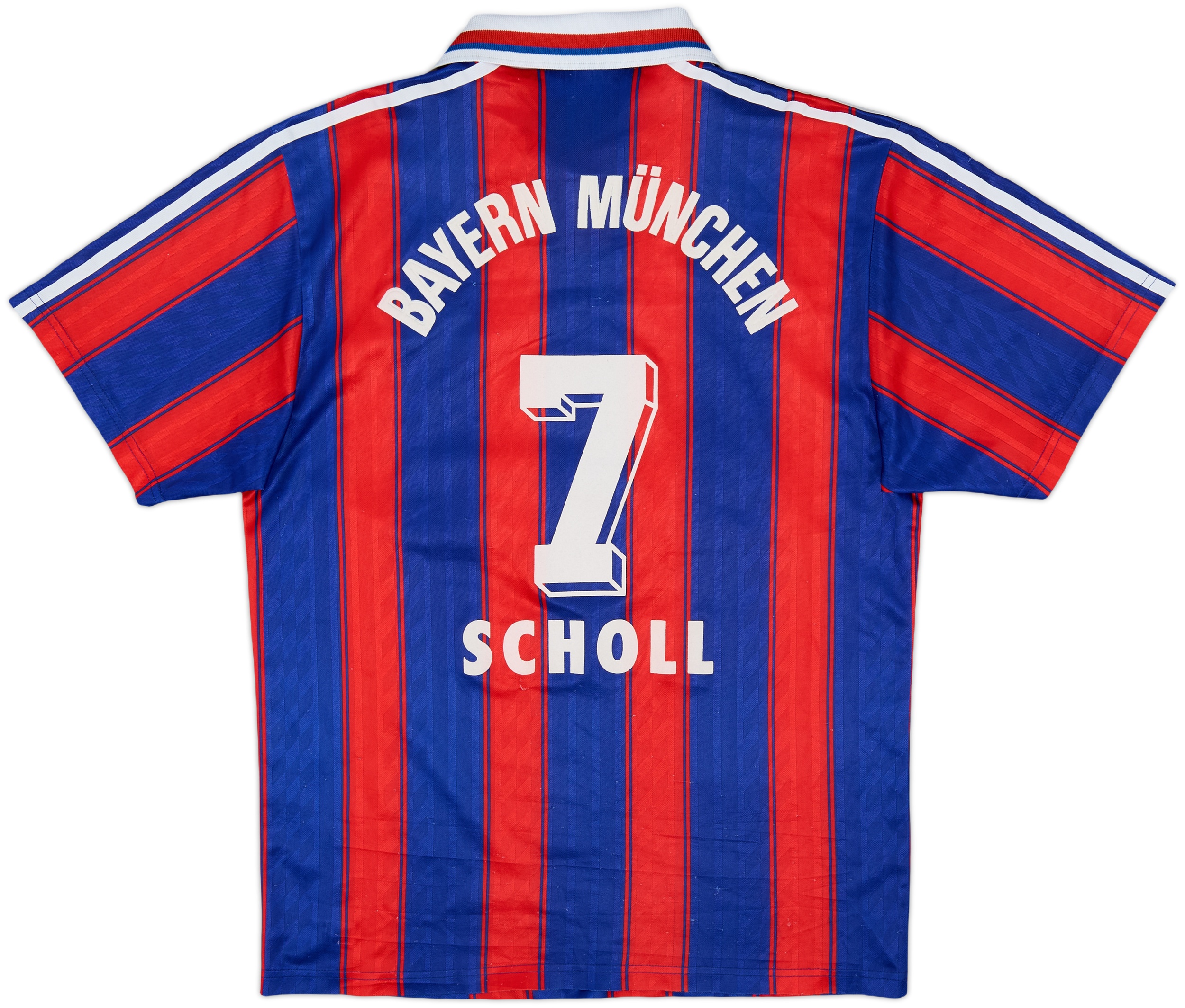 1995-97 Bayern Munich Home Shirt Scholl #7 - 9/10 - (S)