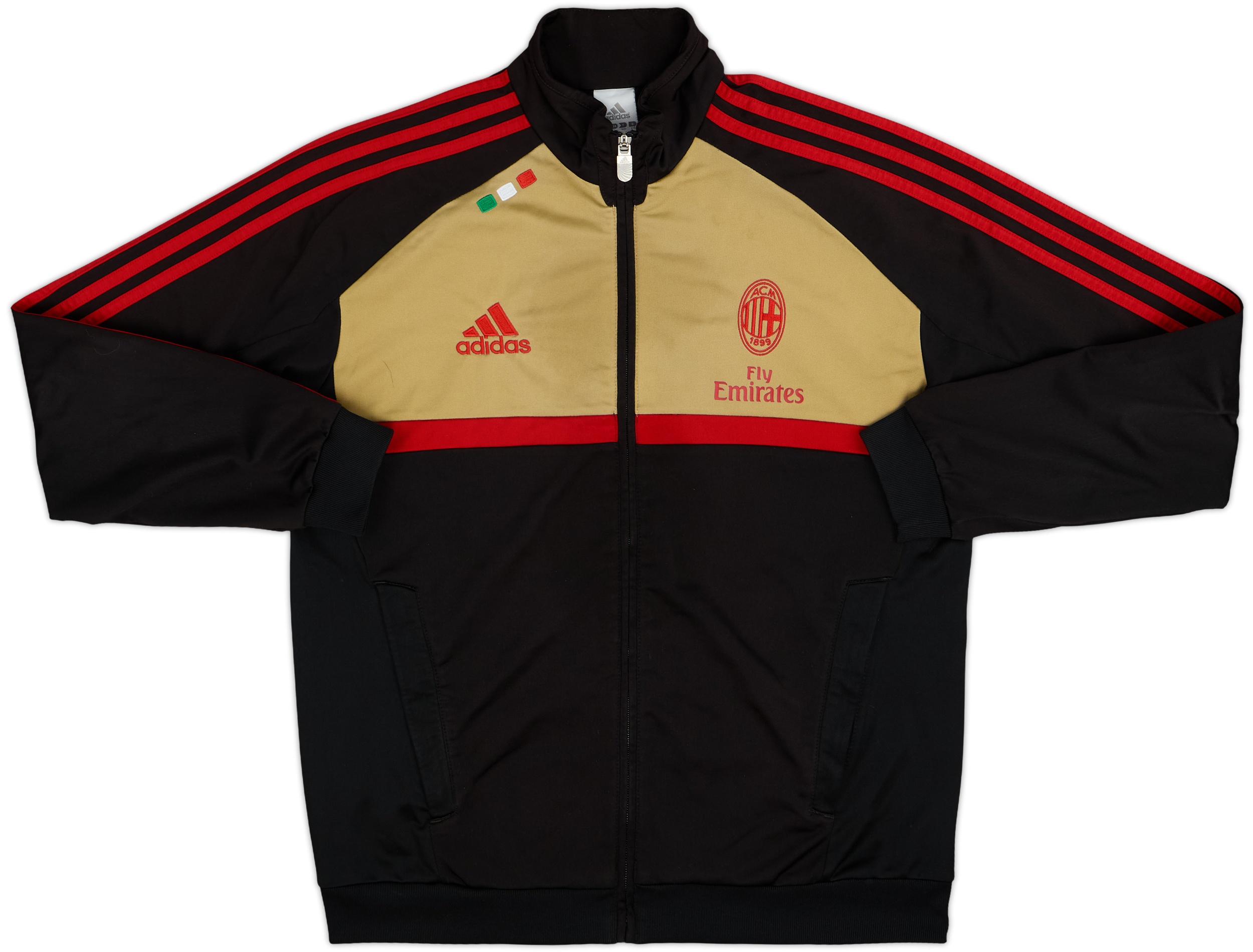 2011-12 AC Milan adidas Track Jacket - 8/10 - (XL.Boys)
