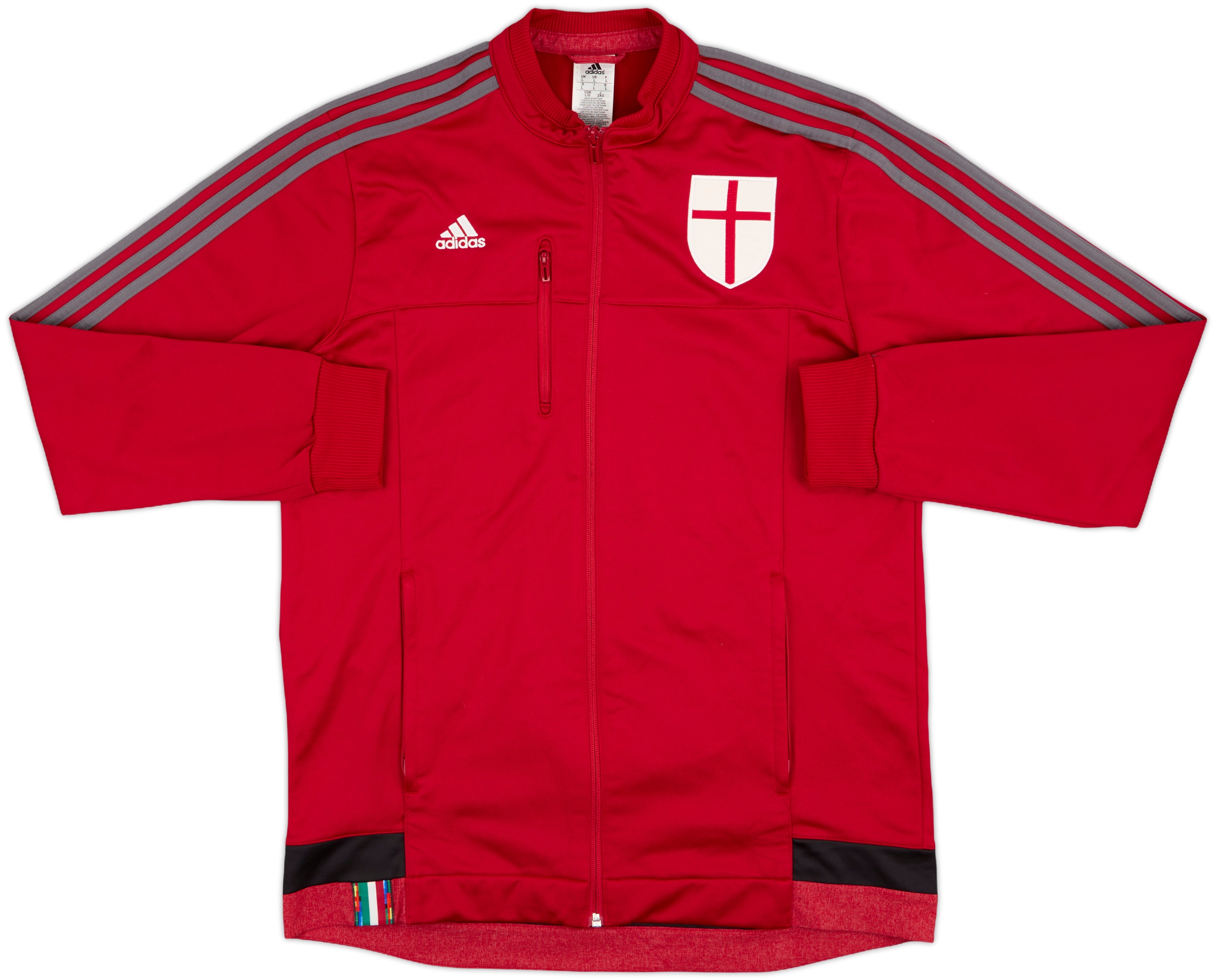 2015-16 AC Milan adidas Track Jacket - 8/10 - (L)