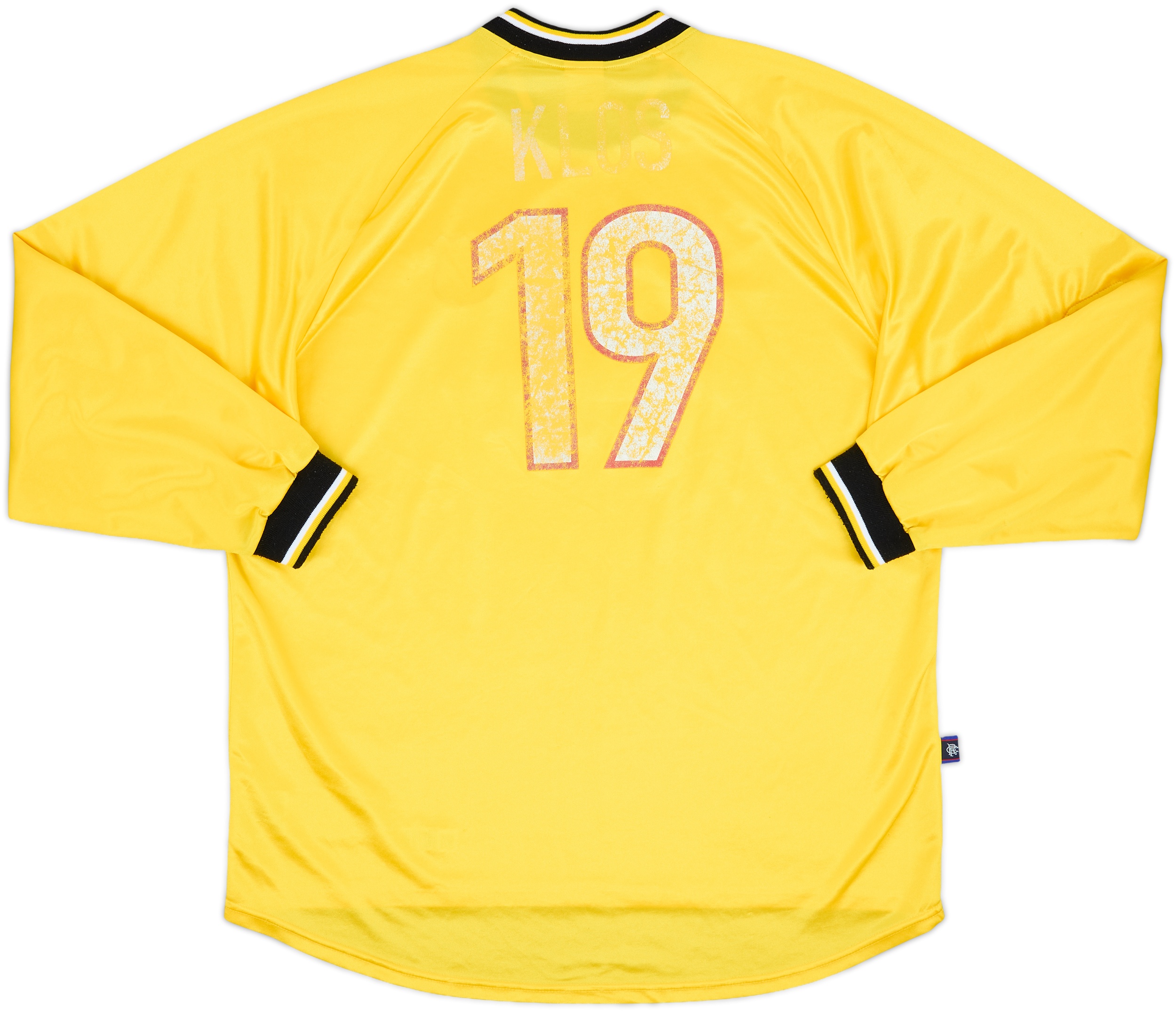 1997-99 Rangers GK Shirt Klos #19 - 4/10 - (XL)