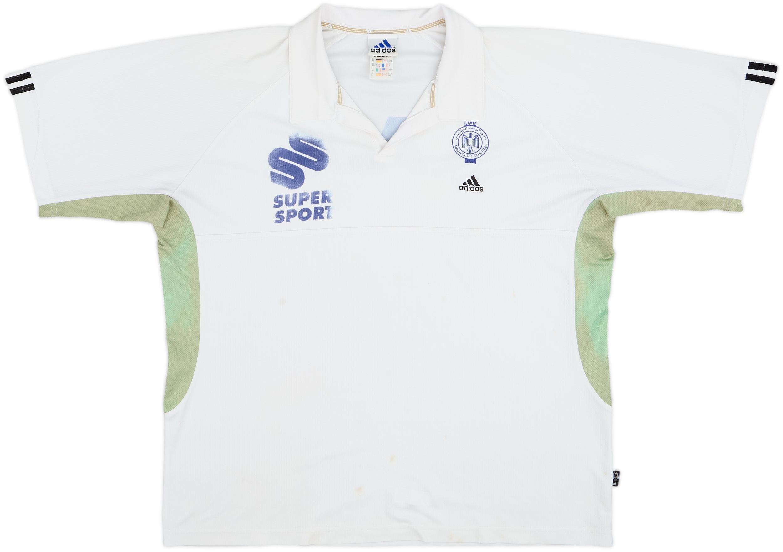 2001-02 Raja Club Athletic adidas Polo Shirt - 7/10 - (XXL)