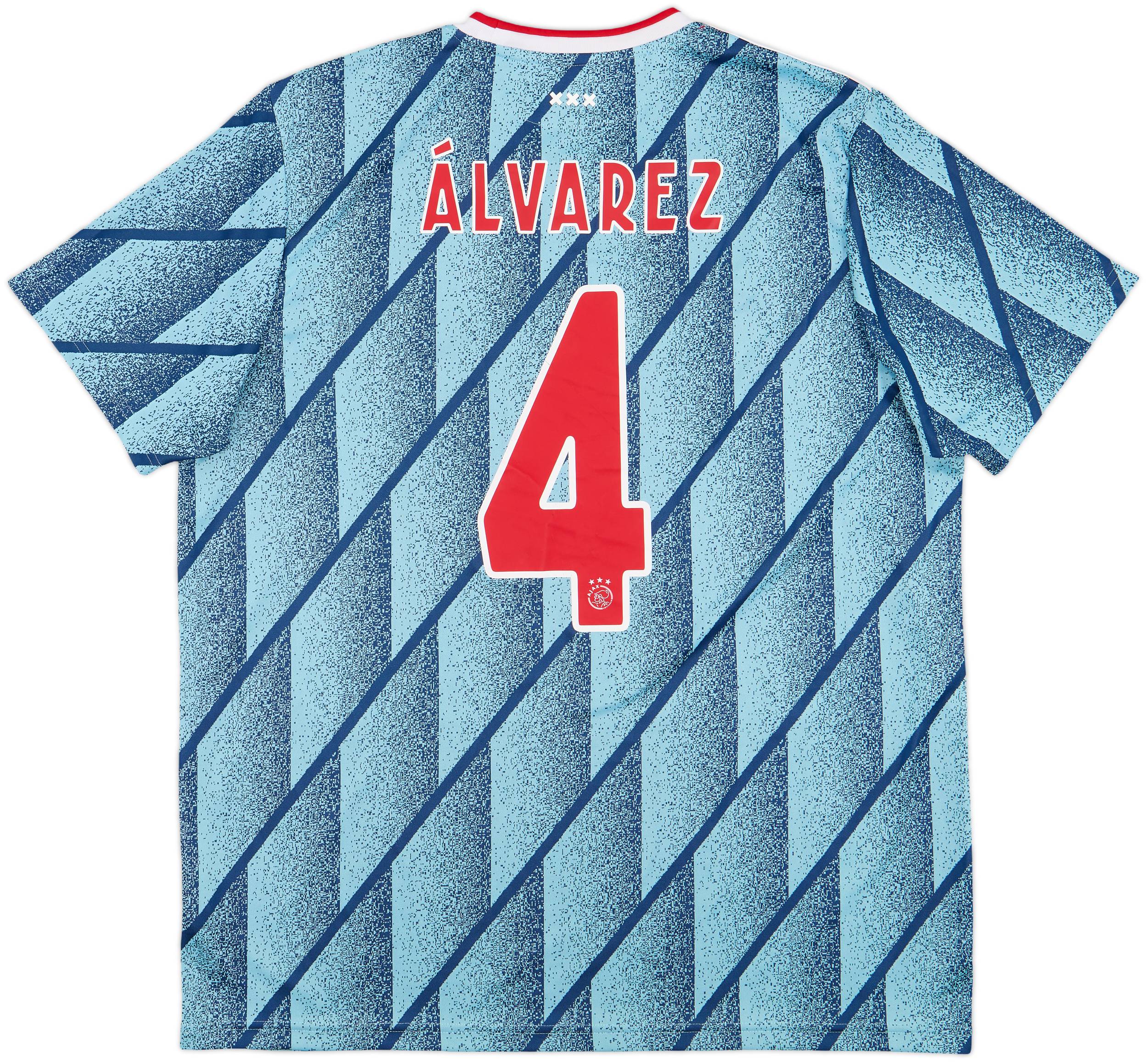 2020-21 Ajax Away Shirt Alvarez #4 - 8/10 - (XL)