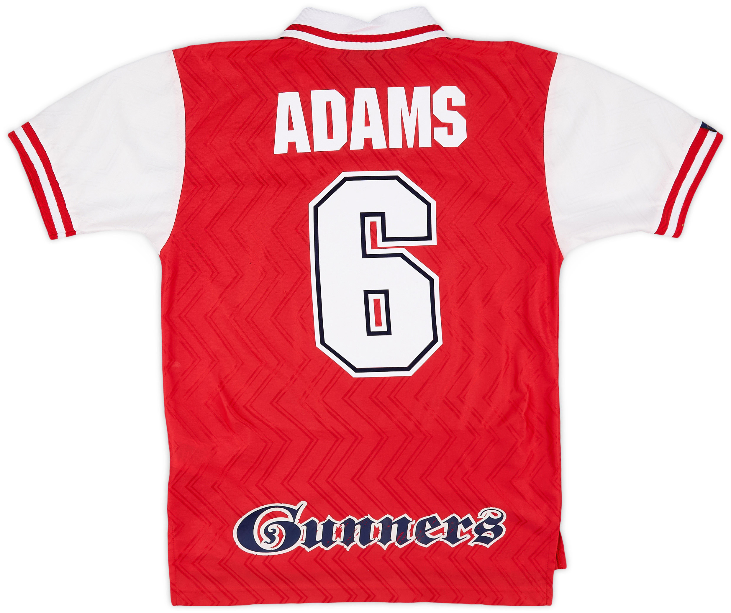 1996-98 Arsenal Home Shirt Adams #6 - 5/10 - (S)