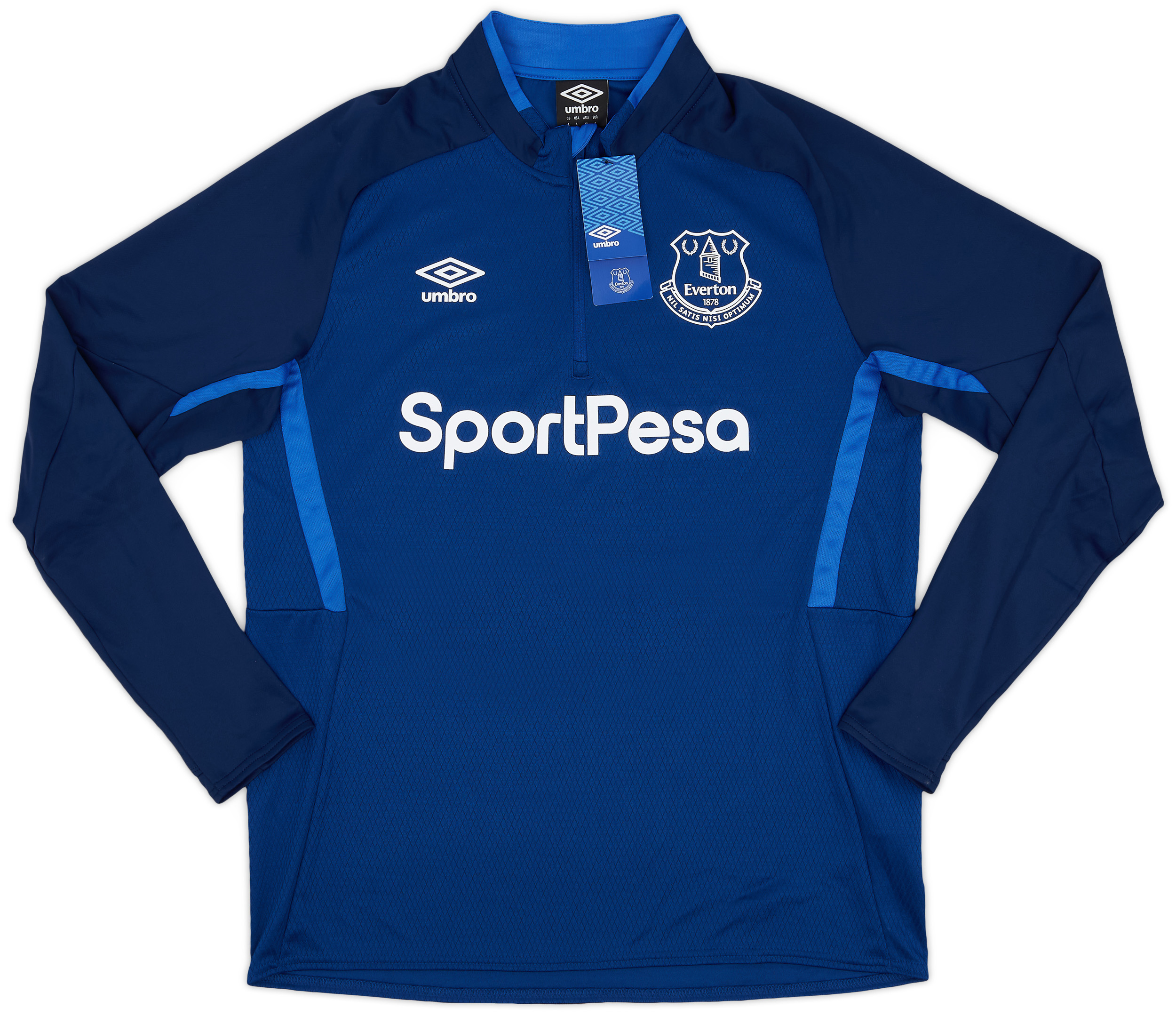 2019-20 Everton Umbro 1/4 Zip Training L/S Top (L)
