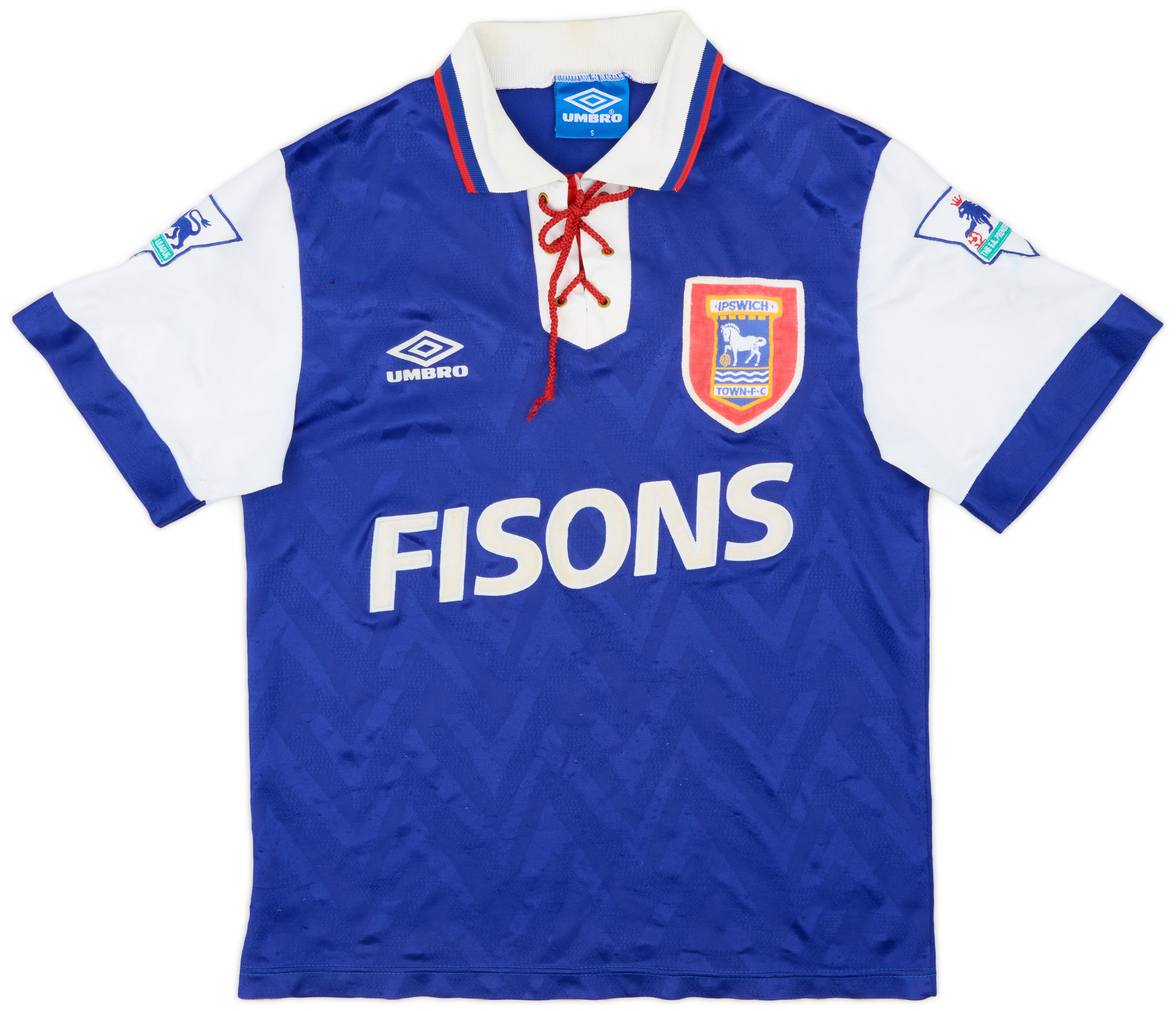 1992-94 Ipswich Home Shirt - 5/10 - (S)