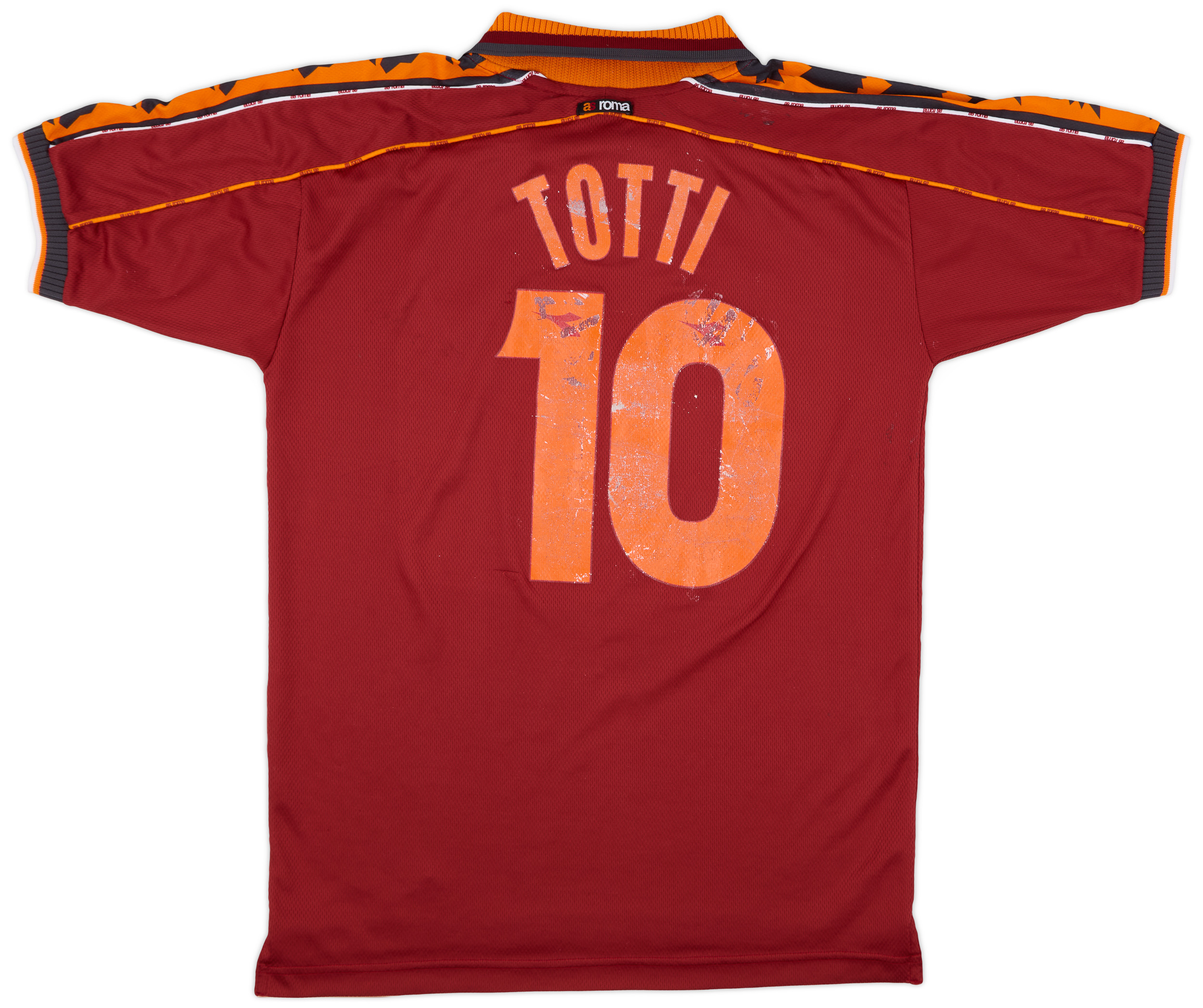 1998-99 Roma Home Shirt Totti #10 - 5/10 - (M)