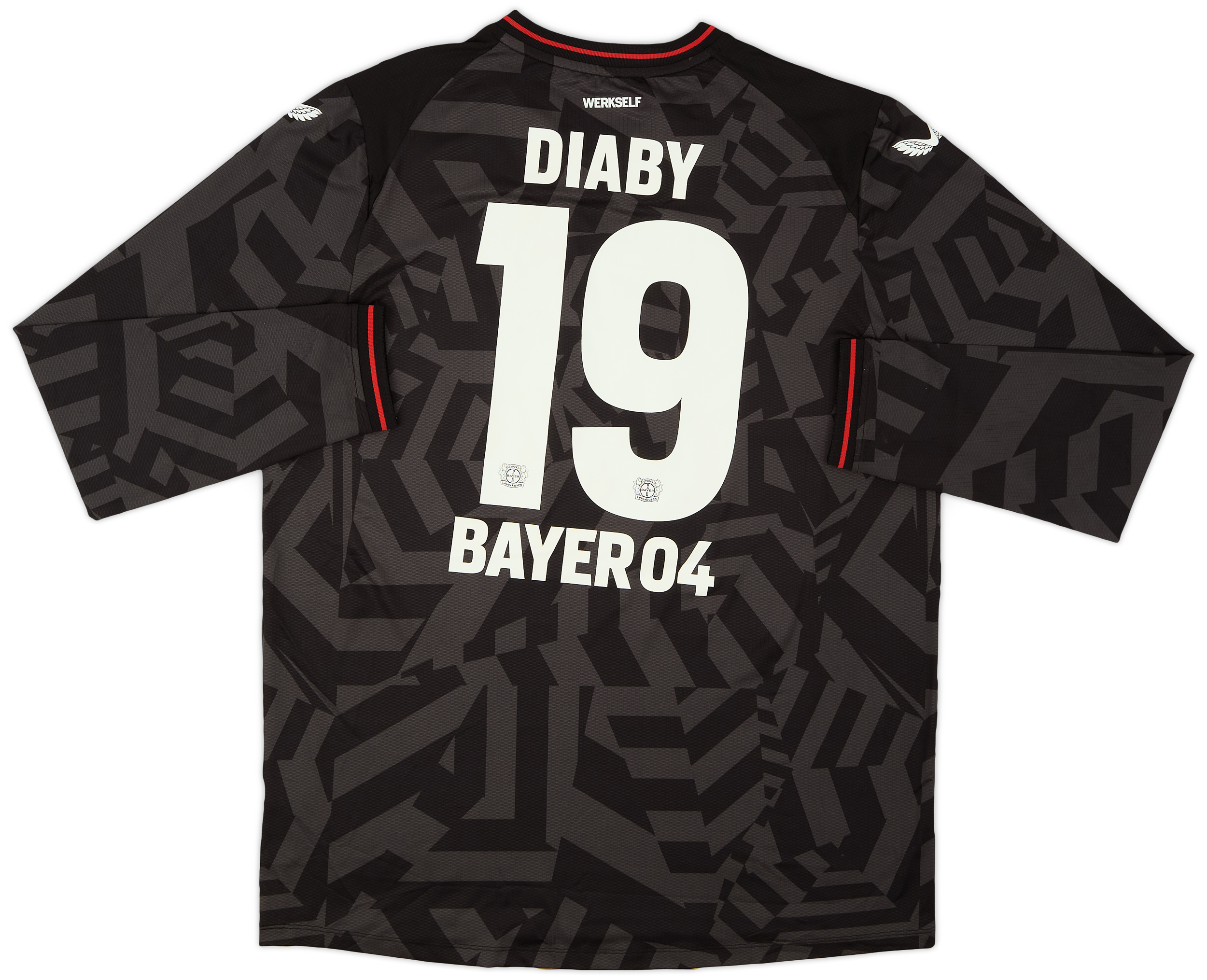 2022-23 Bayer Leverkusen Away L/S Shirt Diaby #19 (XL)