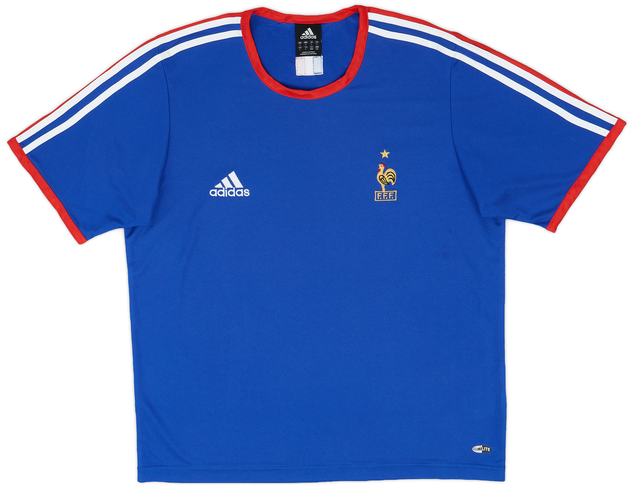 2004-06 France adidas Training Shirt - 9/10 - (L)