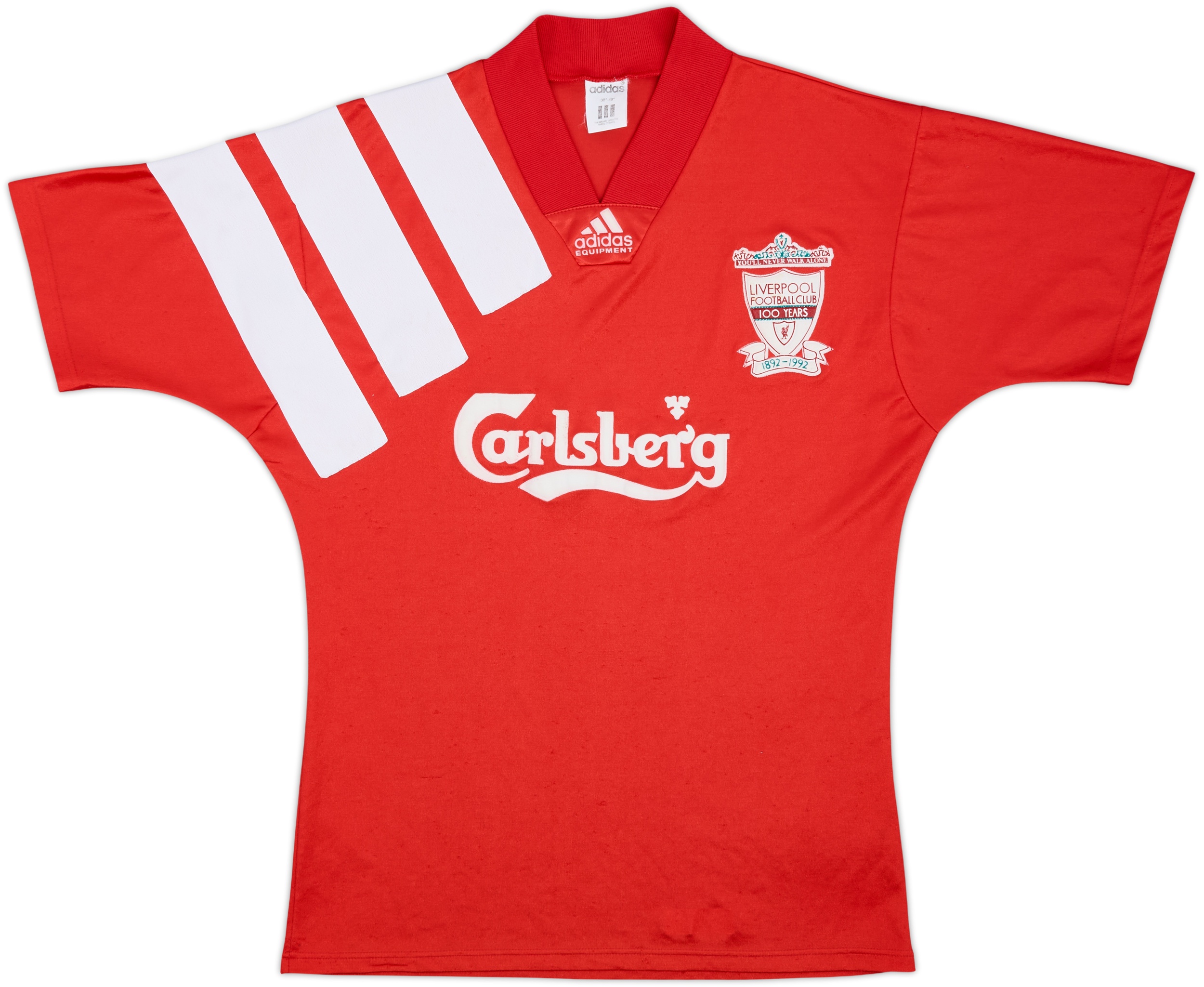 1992-93 Liverpool Centenary Home Shirt - 8/10 - (M)