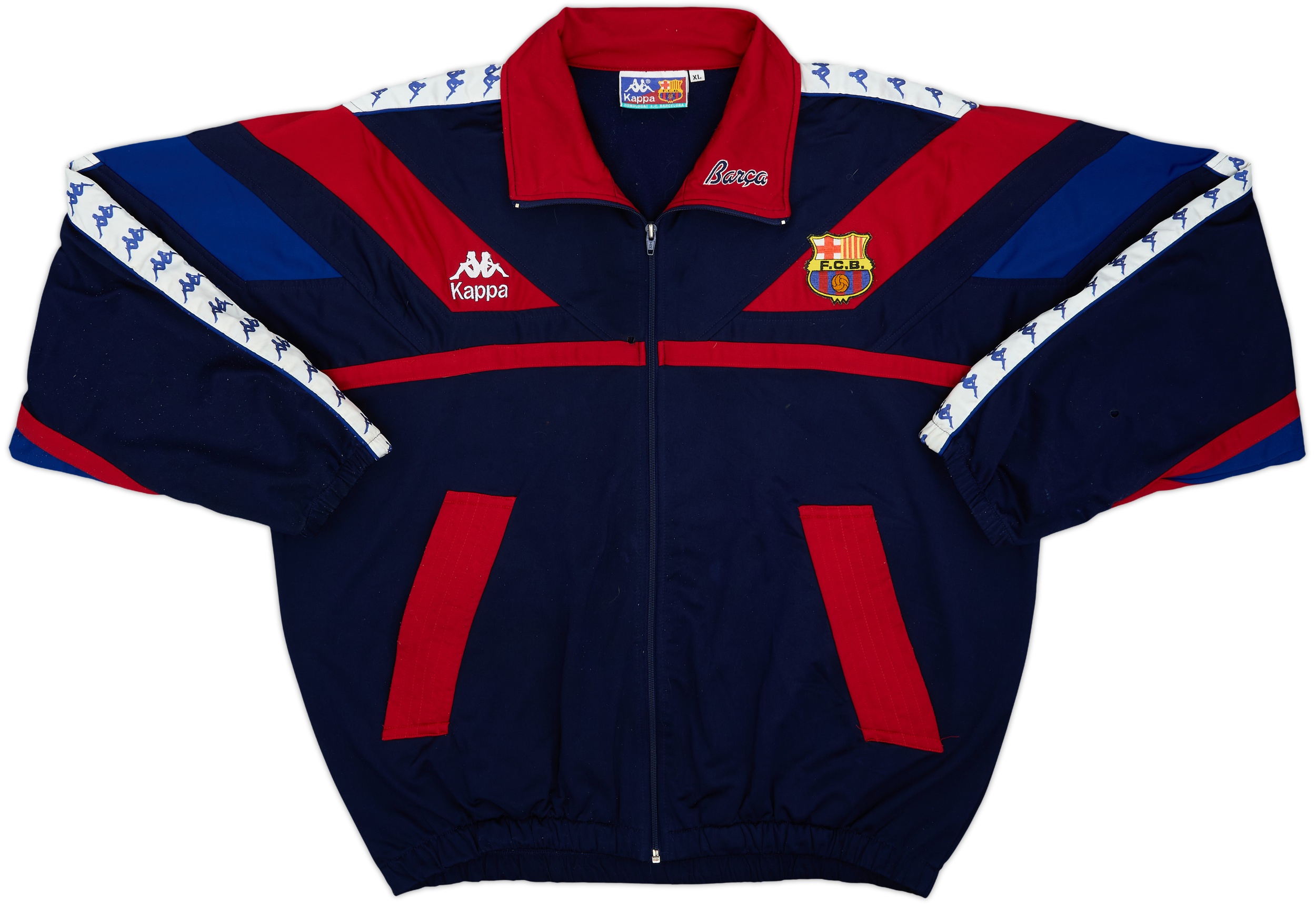1992-95 Barcelona Kappa Track Jacket - 8/10 - (XL)