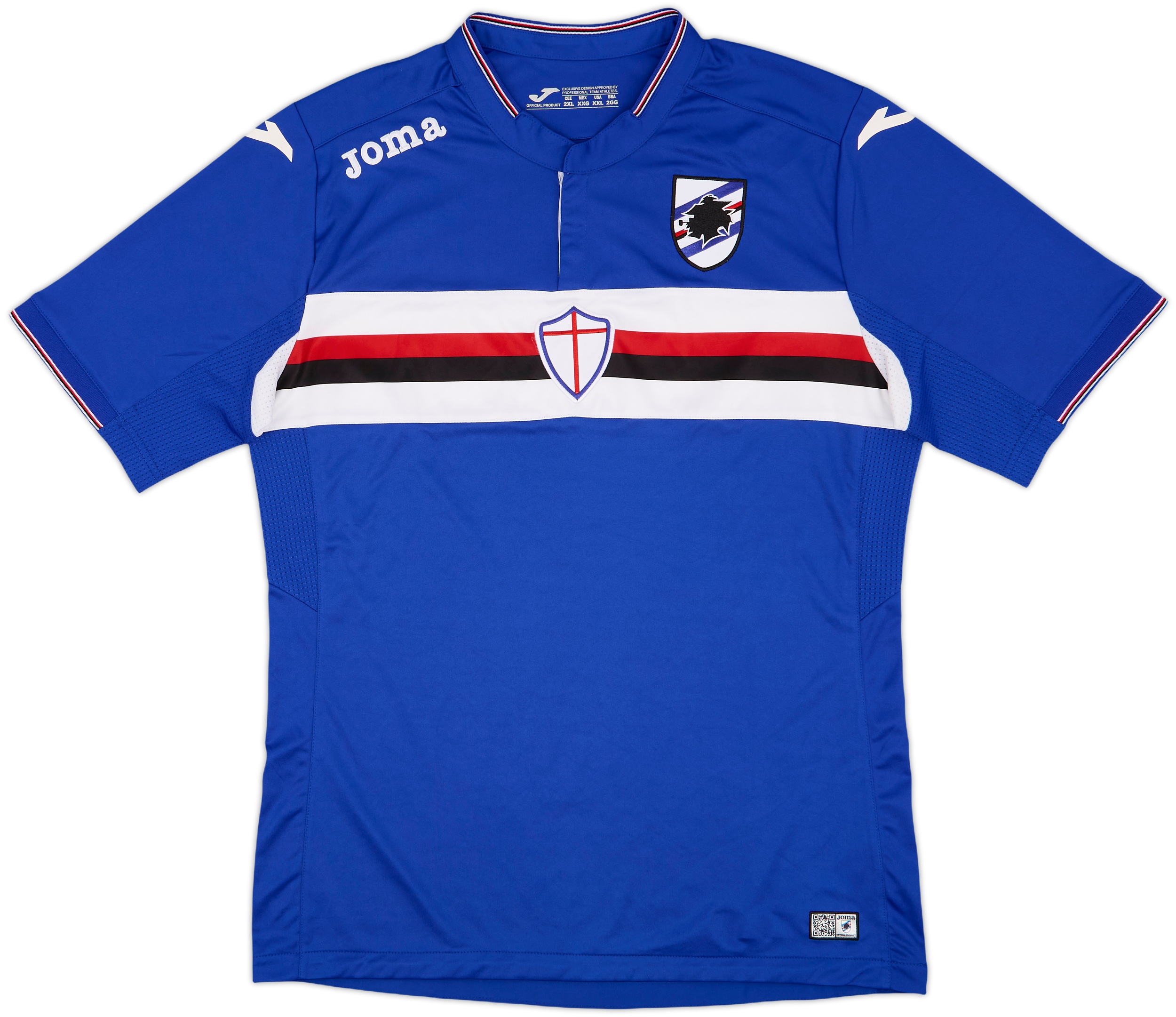 2015-16 Sampdoria Home Shirt - 9/10 - (XXL)