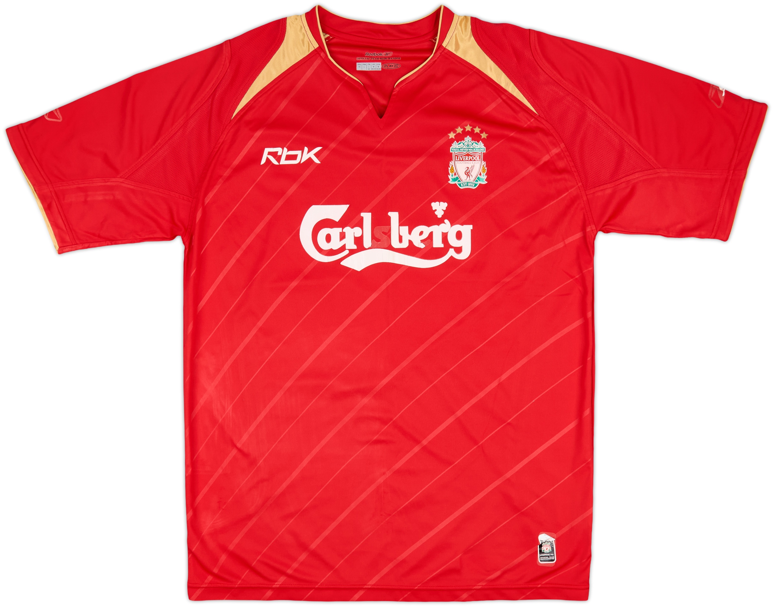 2005-06 Liverpool CL Home Shirt - 4/10 - (M)