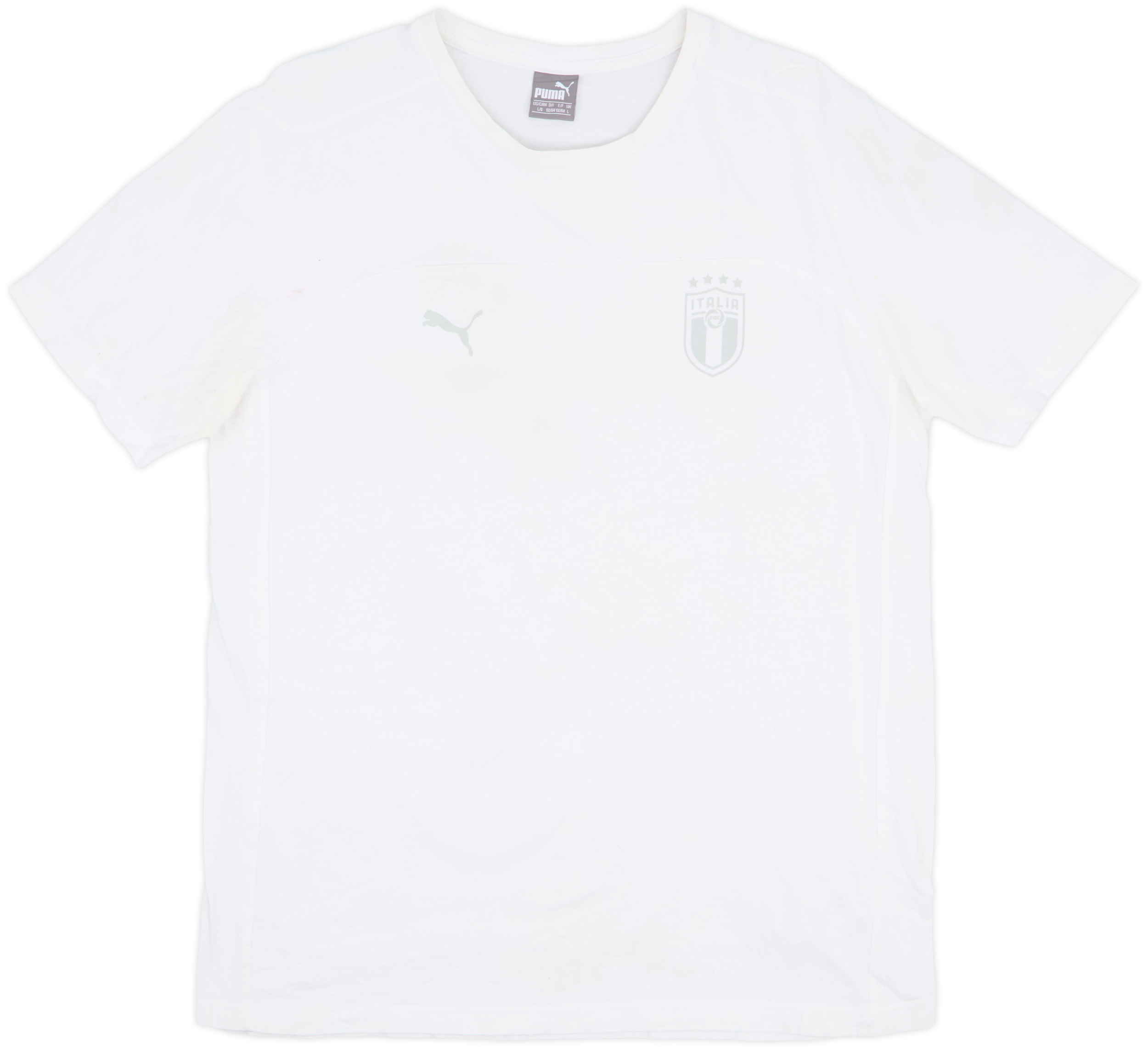 2016-17 Italy Puma Cotton Tee - 5/10 - (L)