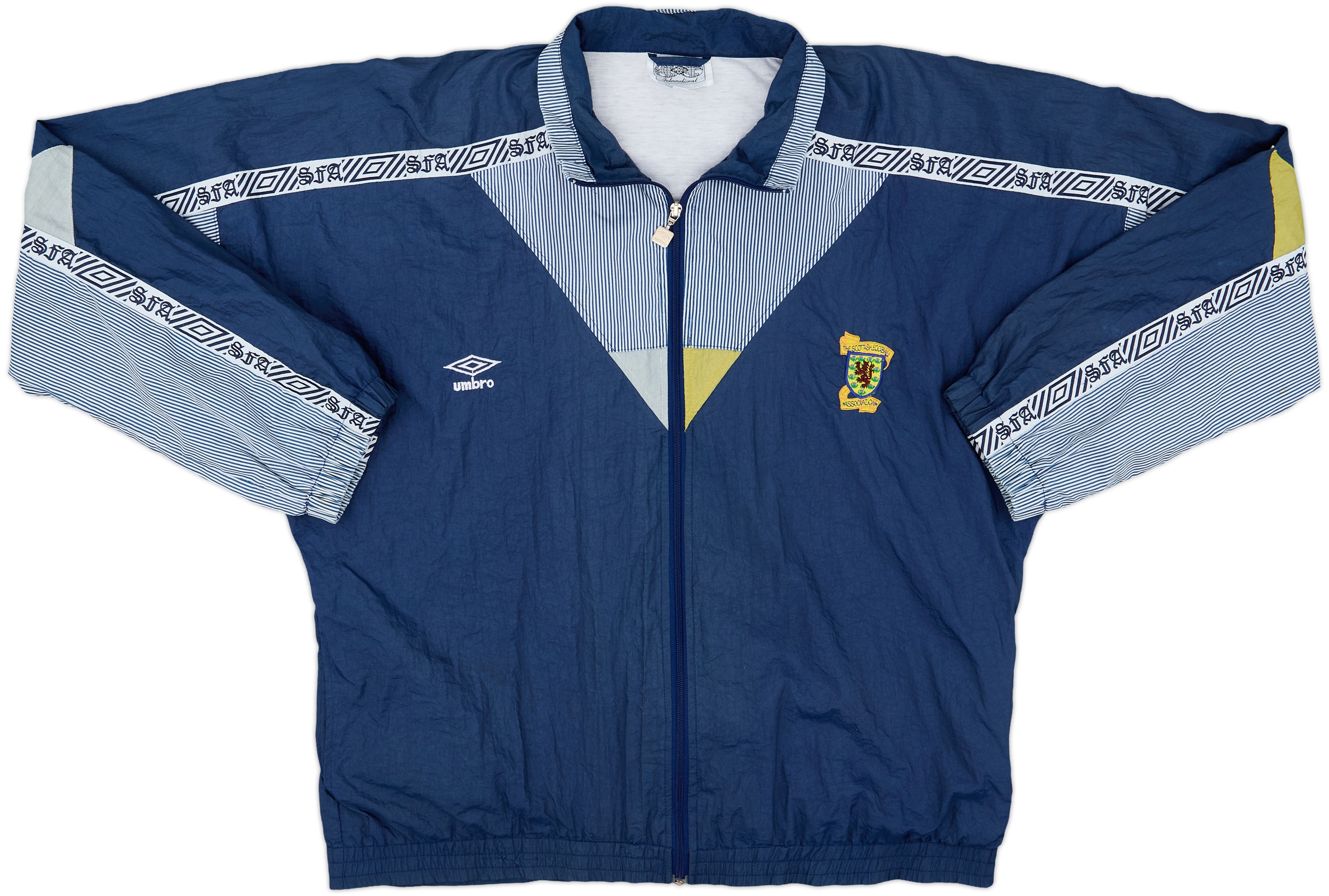 1990-92 Scotland Umbro Track Jacket - 8/10 - (L)