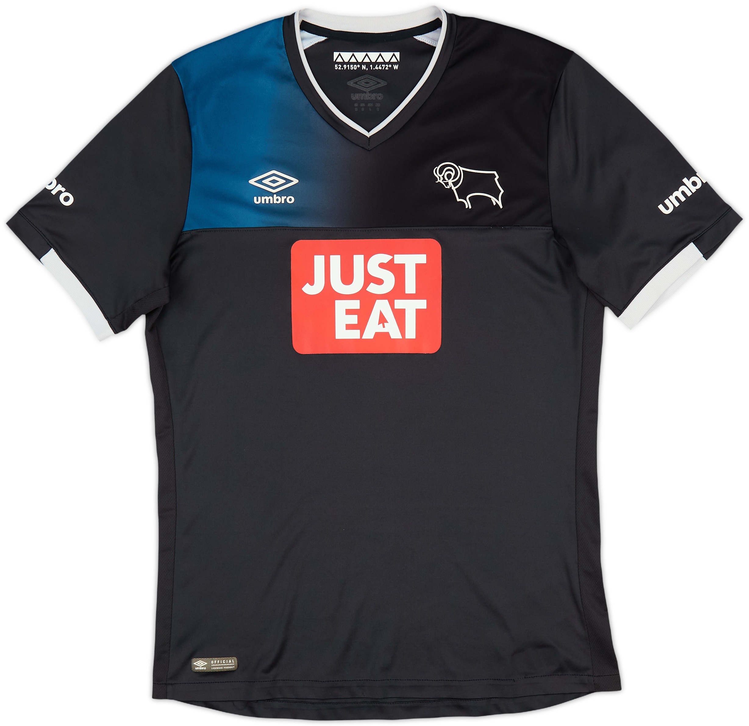 2016-17 Derby County Away Shirt - 8/10 - (M)