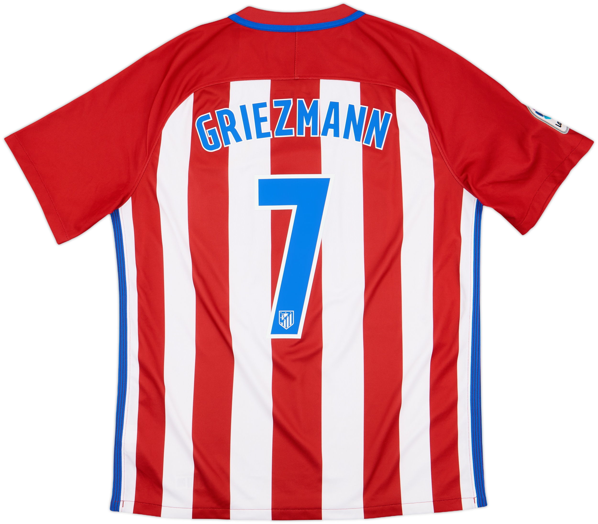 2016-17 Atletico Madrid Home Shirt Griezmann #7 - 10/10 - (L)