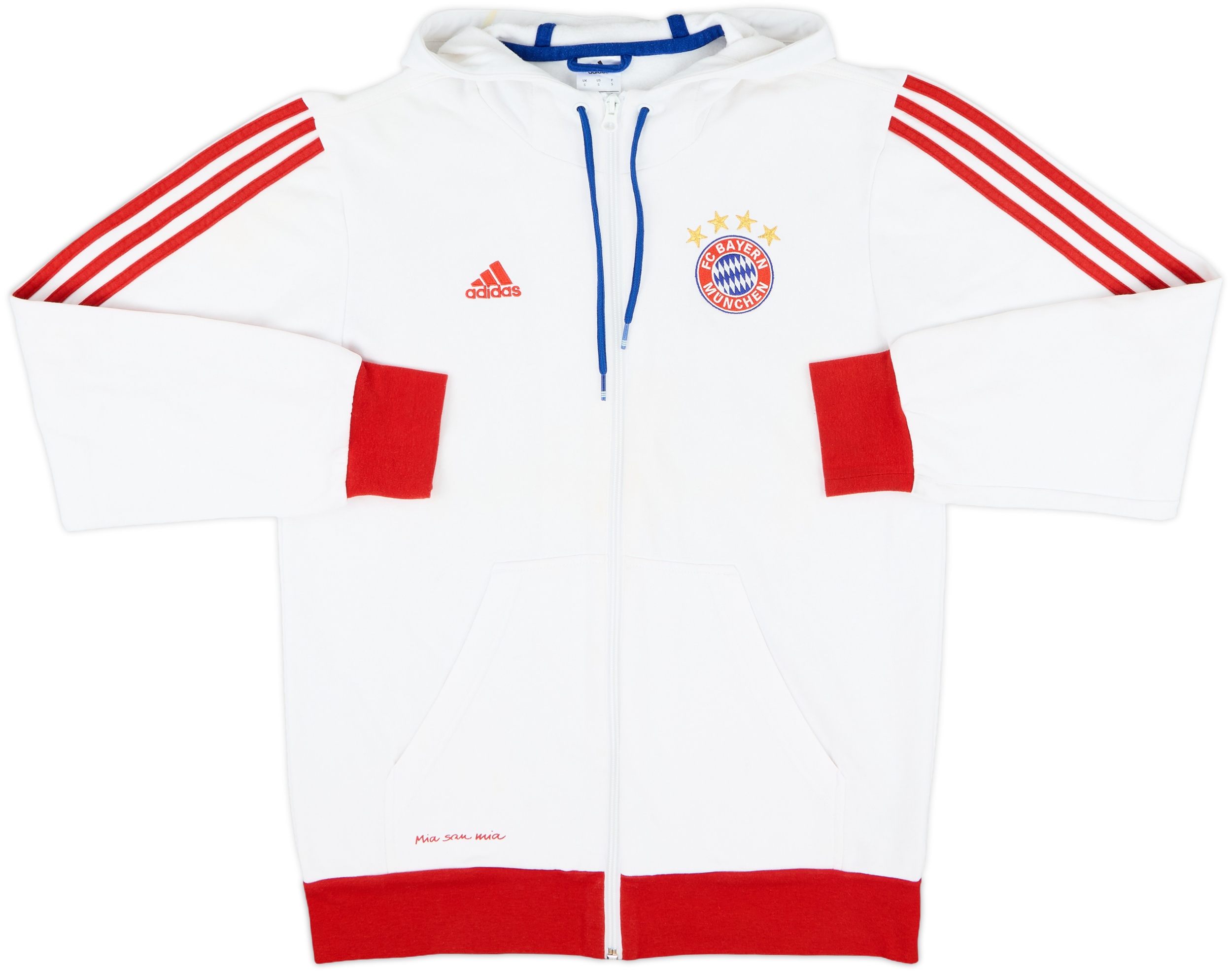 2014-15 Bayern Munich adidas Hooded Track Jacket - 7/10 - (S)