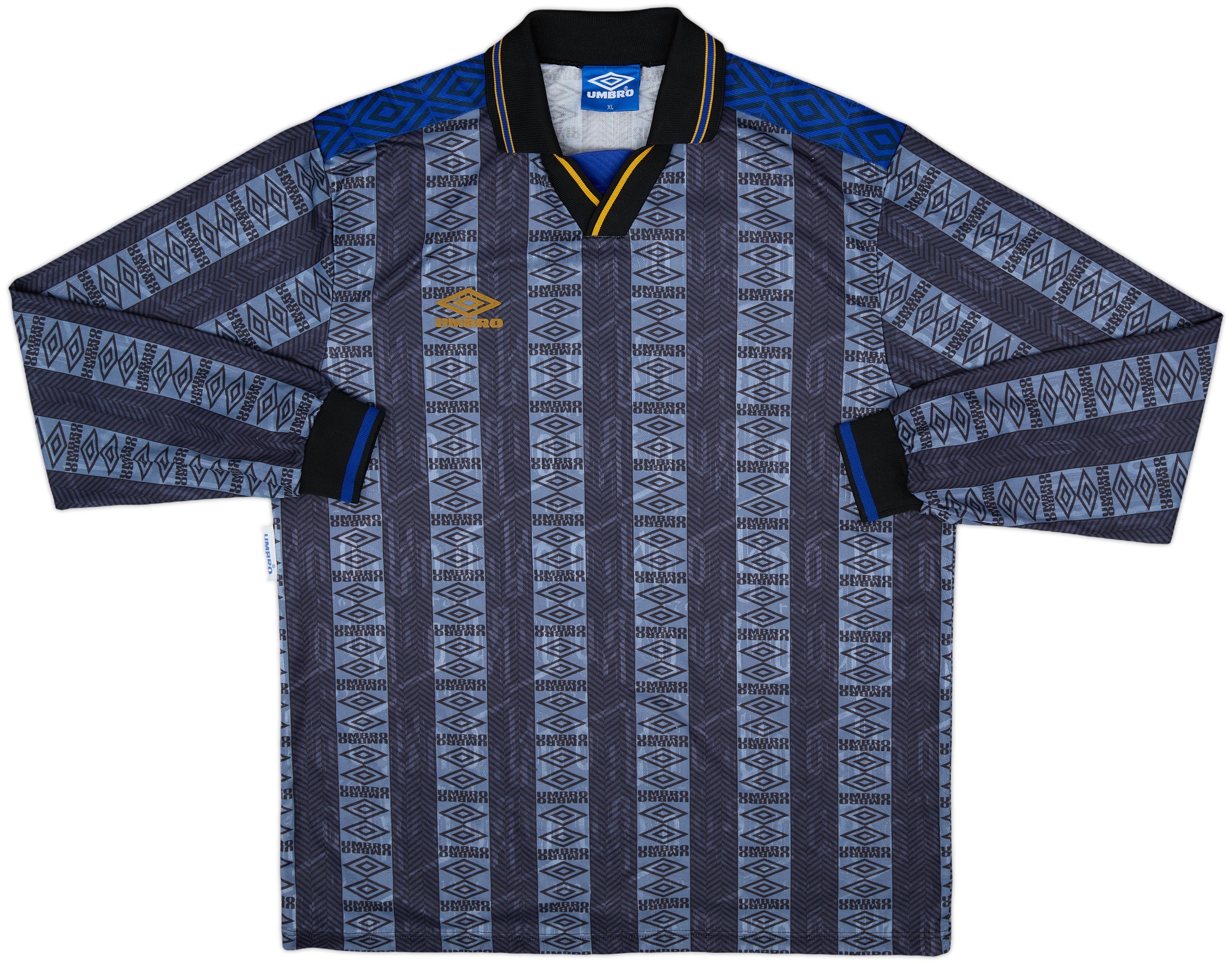 1990s Umbro Template L/S Shirt - 9/10 - (XL)