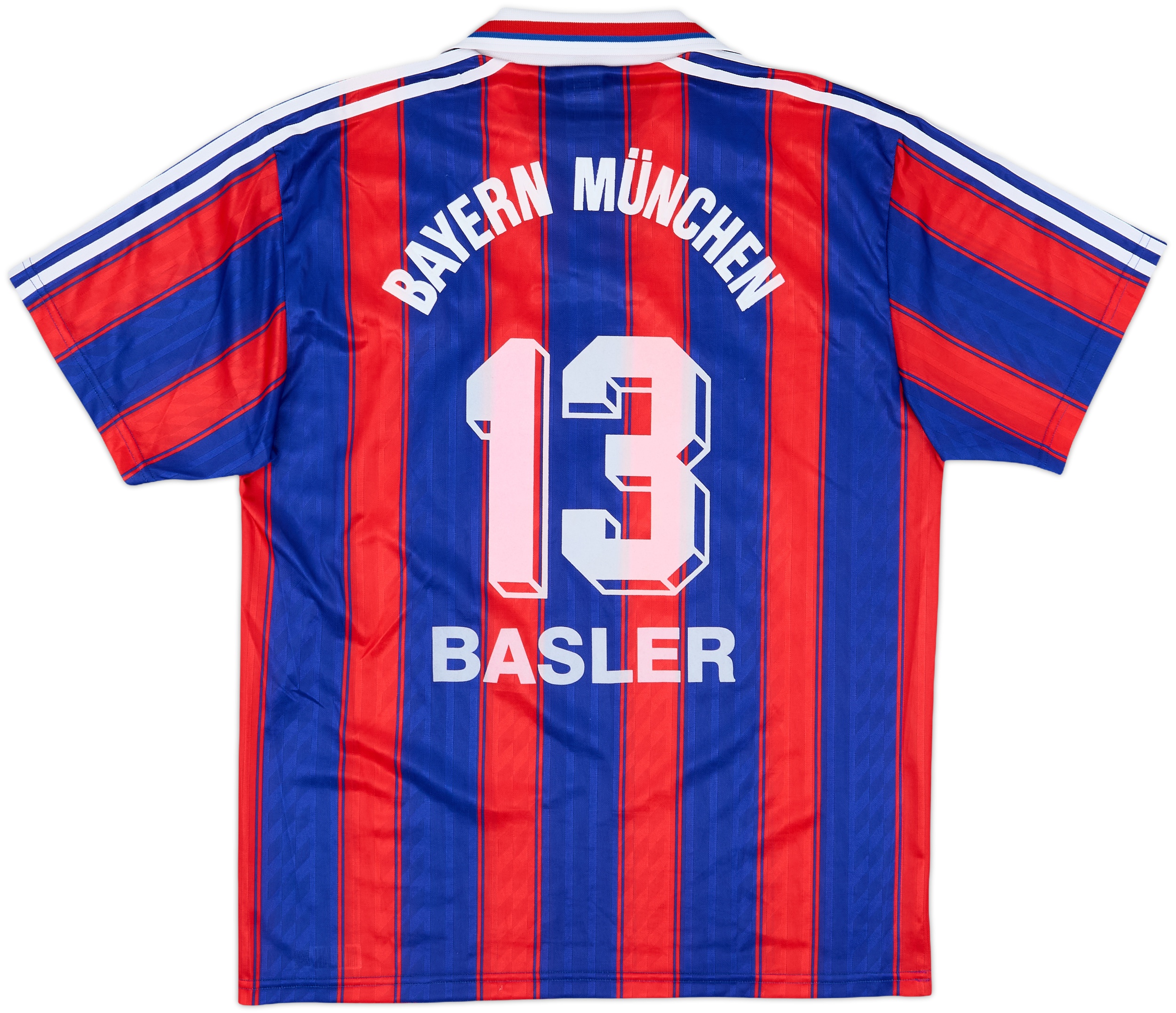 1995-97 Bayern Munich Home Shirt Basler #13 - 9/10 - (M)