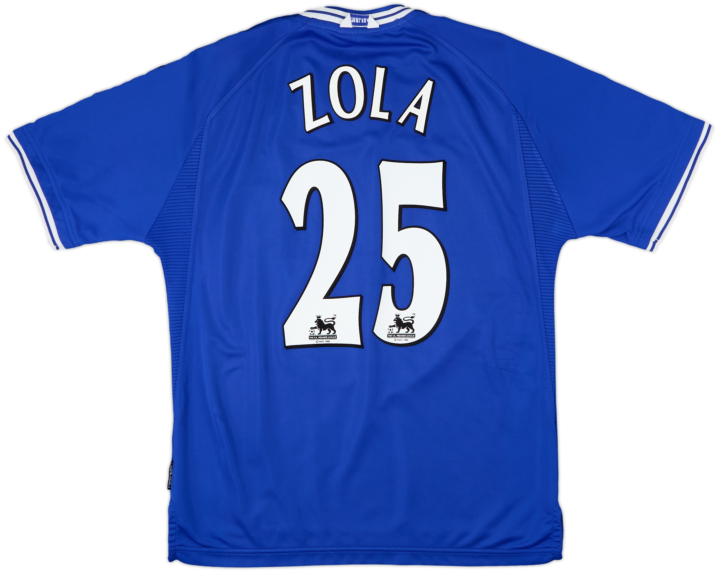 1999-01 Chelsea Home Shirt Zola #25 - 8/10 - (L)