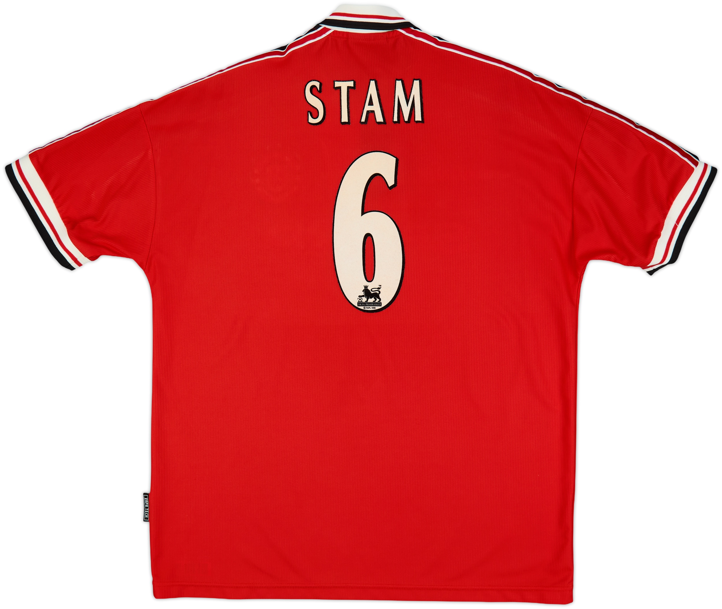 1998-00 Manchester United Home Shirt Stam #6 - 9/10 - (XL)