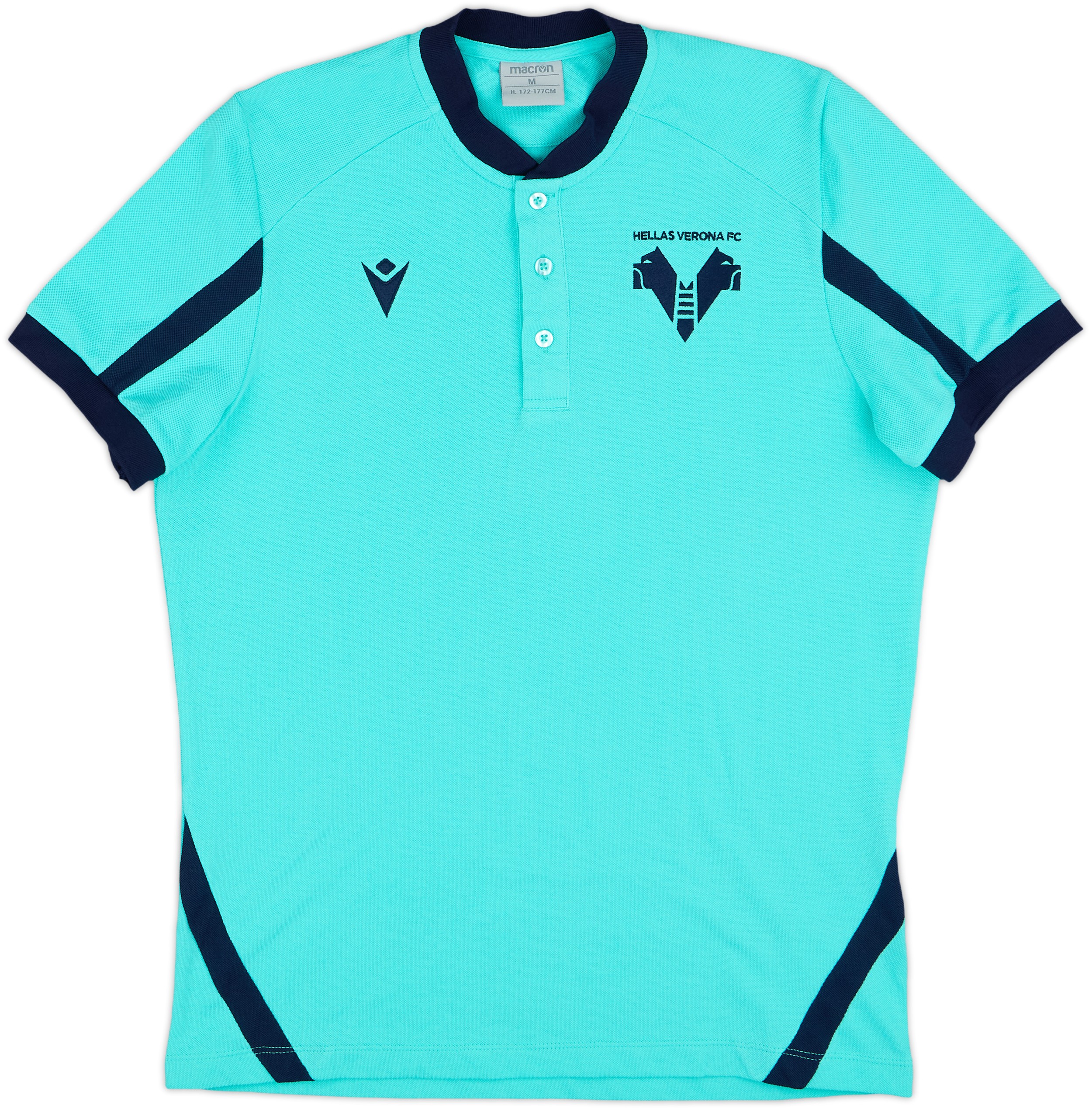 2021-22 Hellas Verona Macron Polo Shirt - 9/10 - (M)
