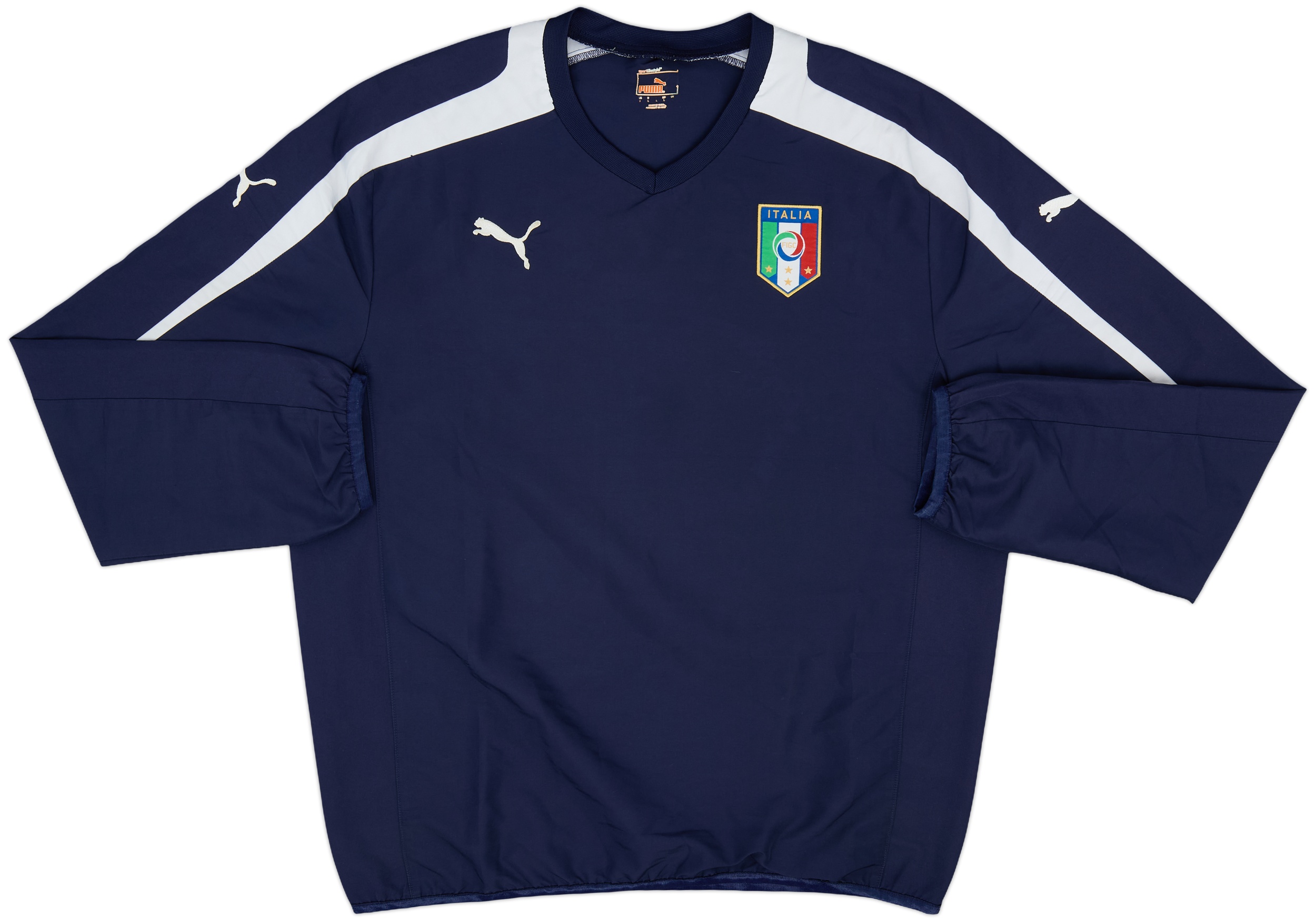 2010-12 Italy Puma 1/4 Zip Training Top - 6/10 - (L)
