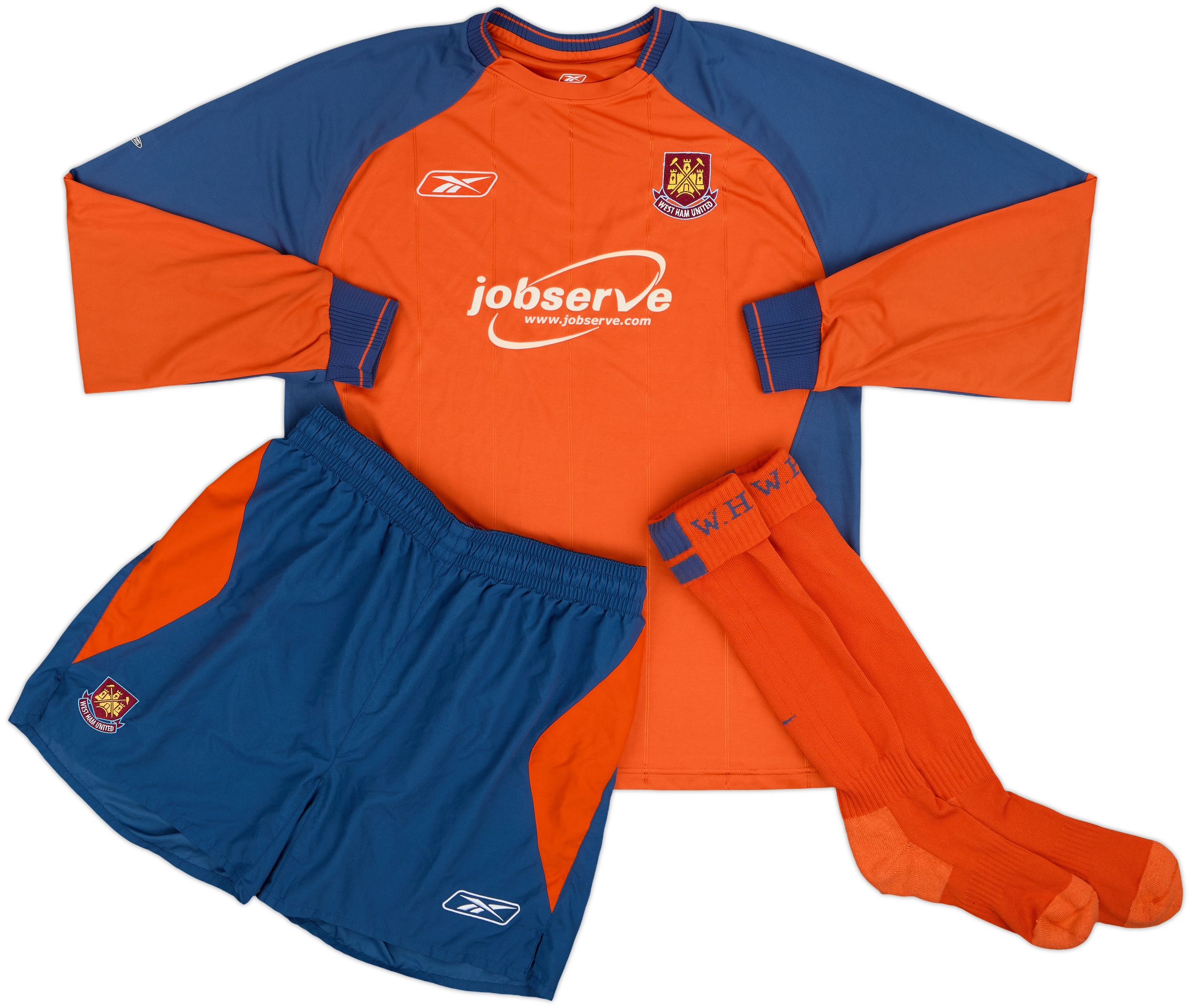 2003-04 West Ham GK Full Kit - 9/10 - (M/L)