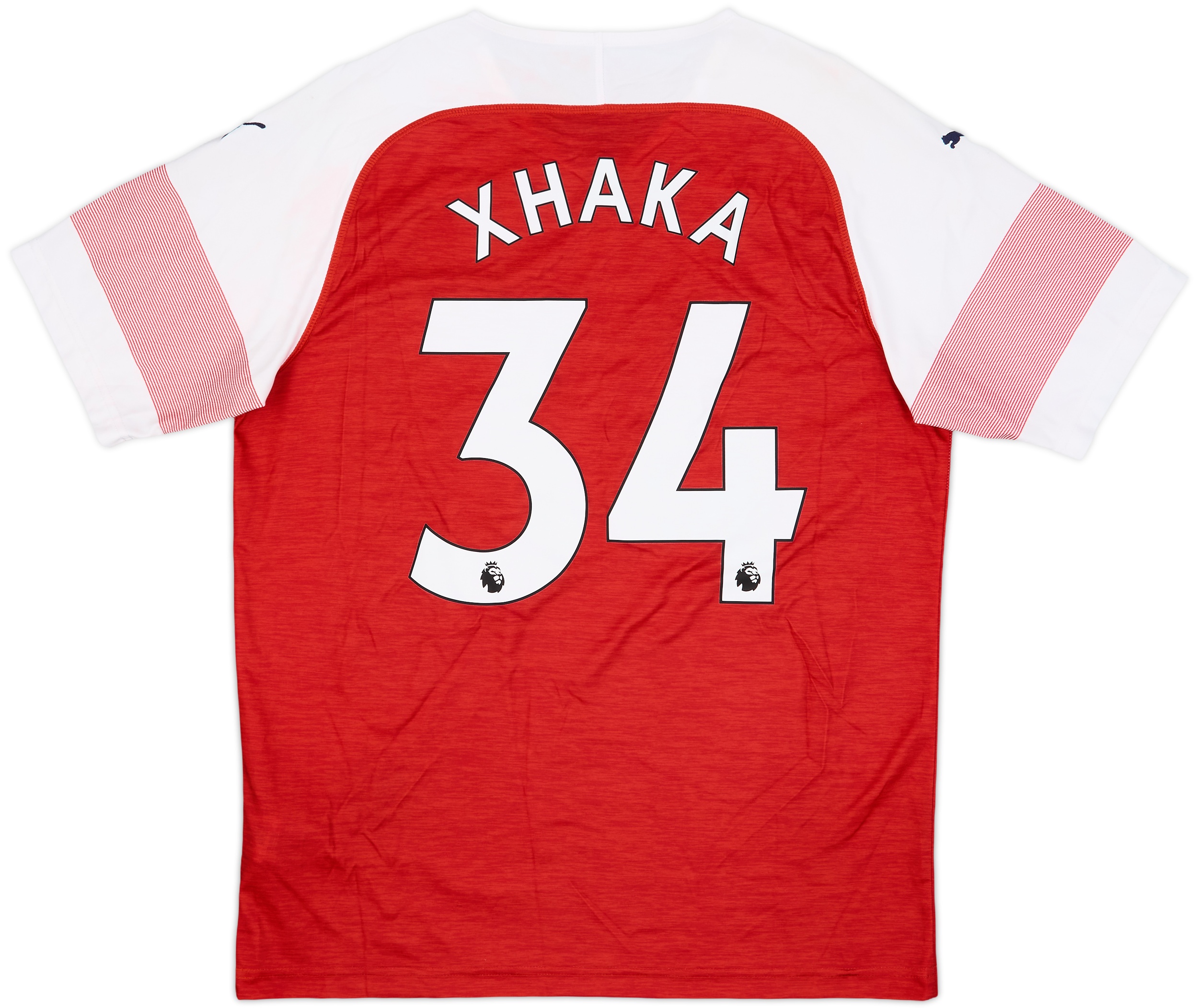 2018-19 Arsenal Home Shirt Xhaka #34 - 7/10 - (L)