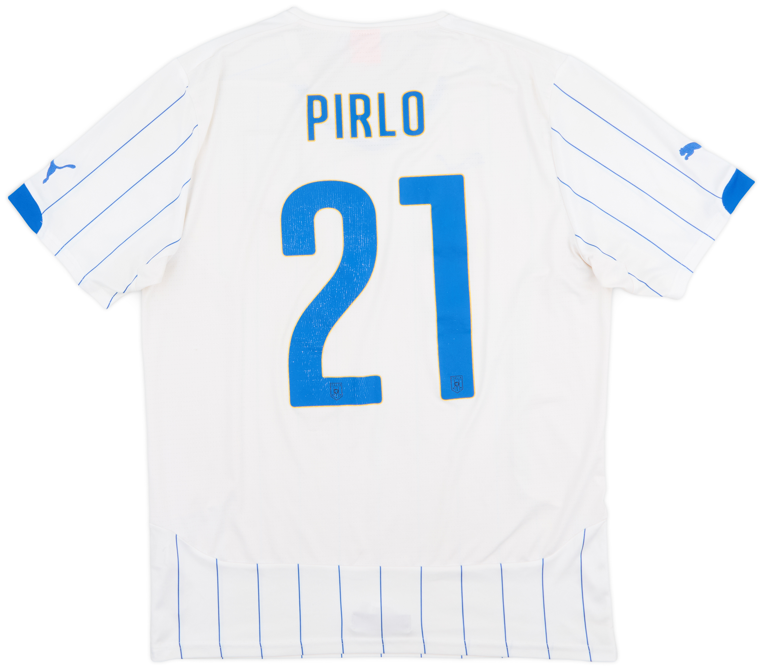 2014-15 Italy Away Shirt Pirlo #21 - 5/10 - (XL)