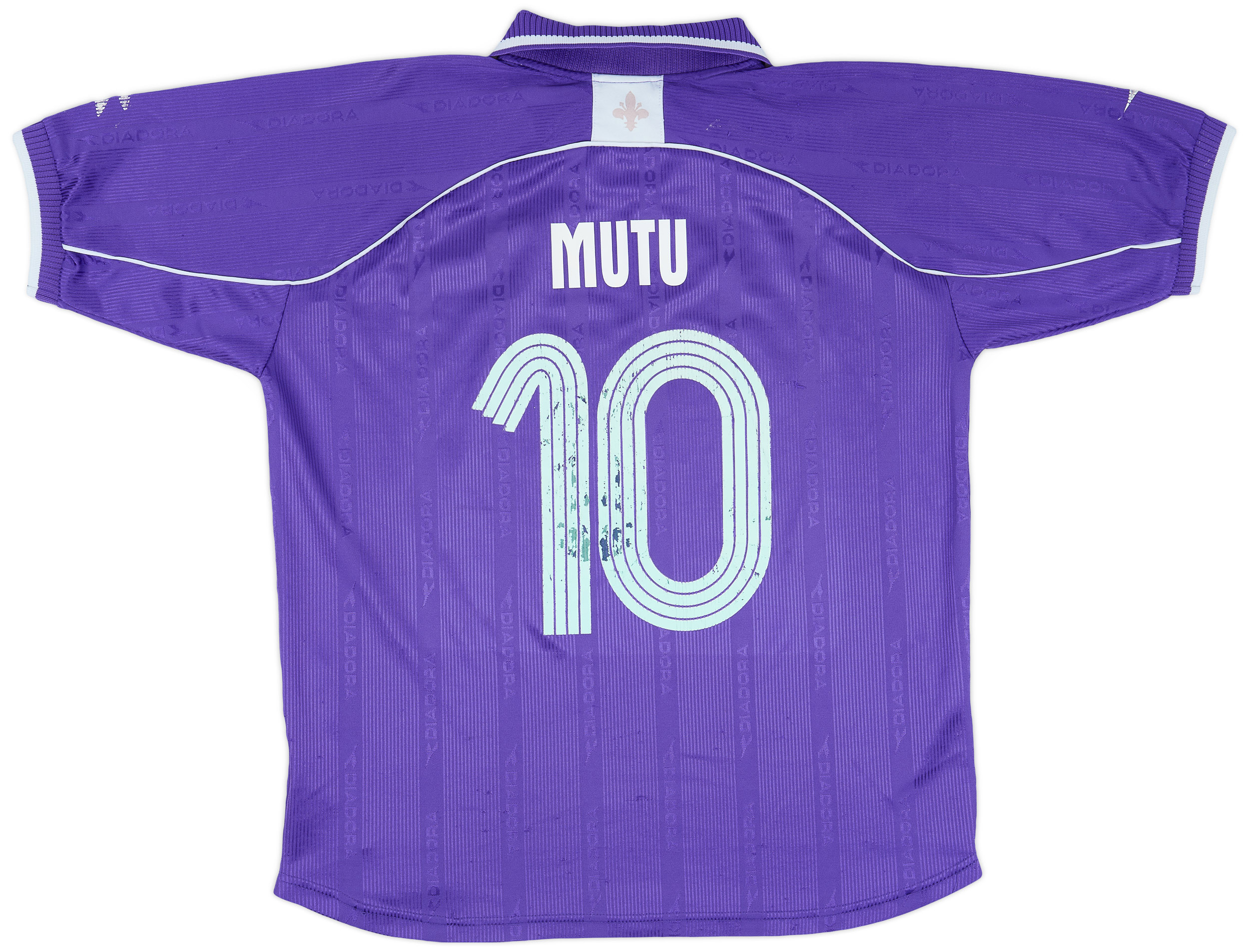 2000-01 Fiorentina Home Shirt Mutu #10 - 5/10 - (XL)