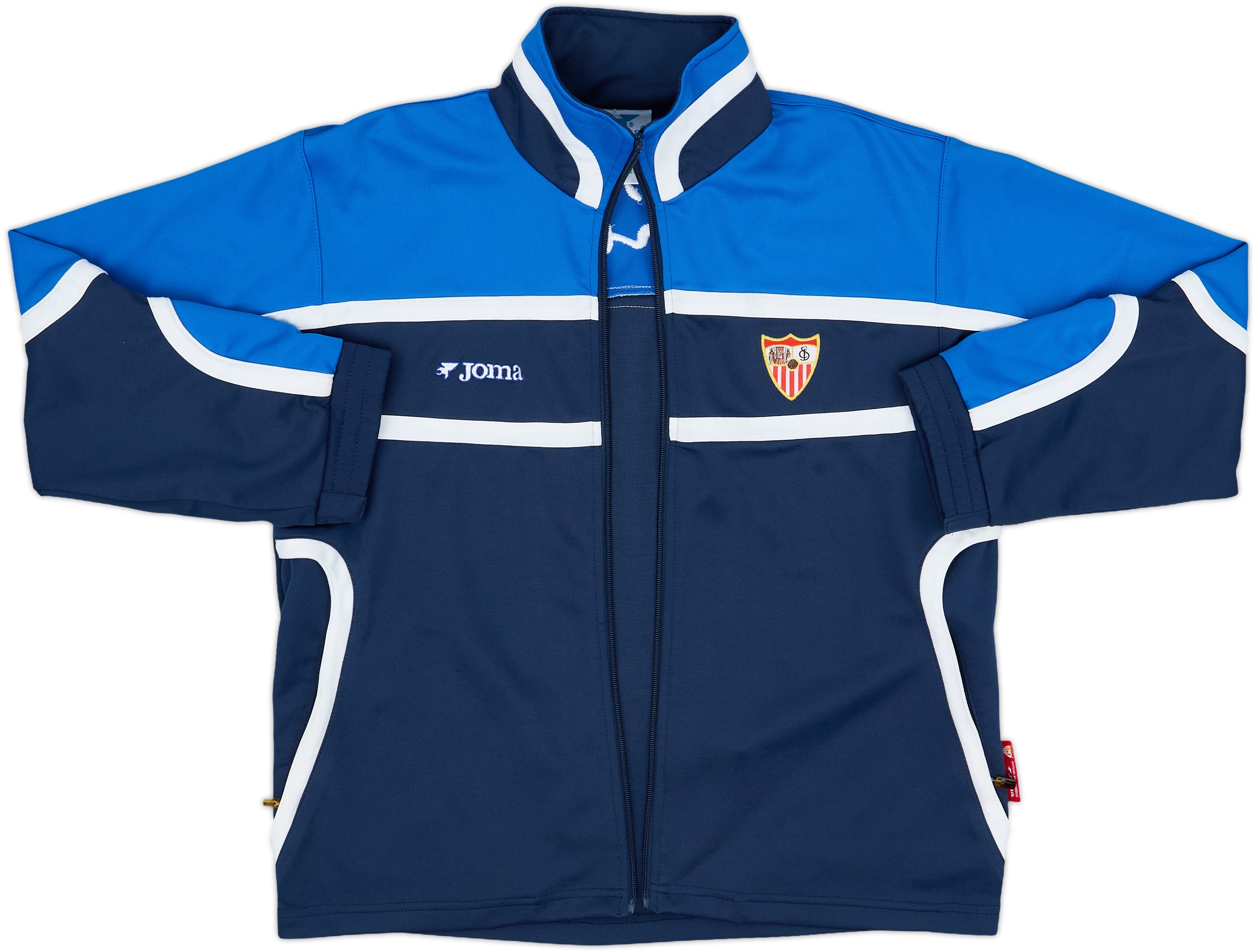 2001-02 Sevilla Joma Track Jacket - 4/10 - (XL.Boys)